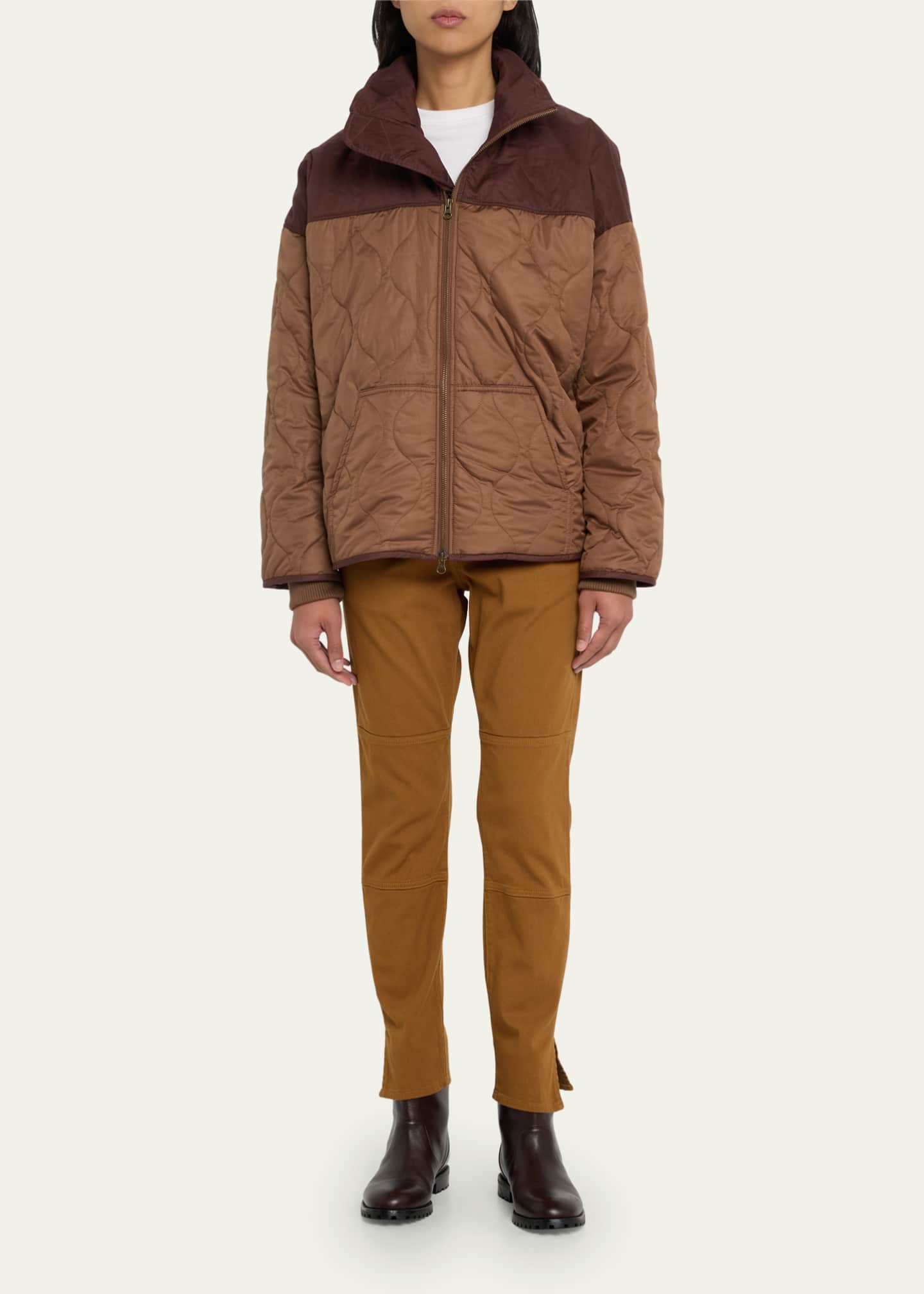 NSF Clothing Wyatt Quilted Funnel Jacket - Bergdorf Goodman