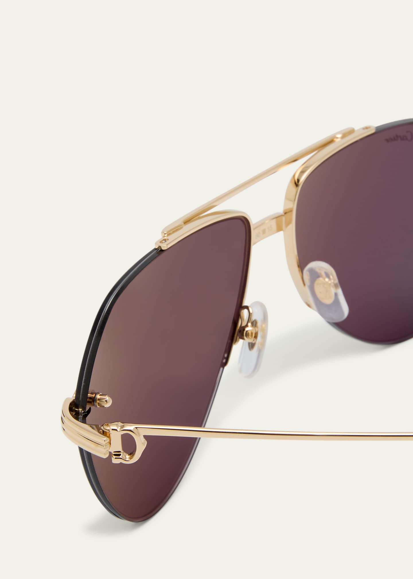 Cartier Men's Metal Aviator Sunglasses - Bergdorf Goodman
