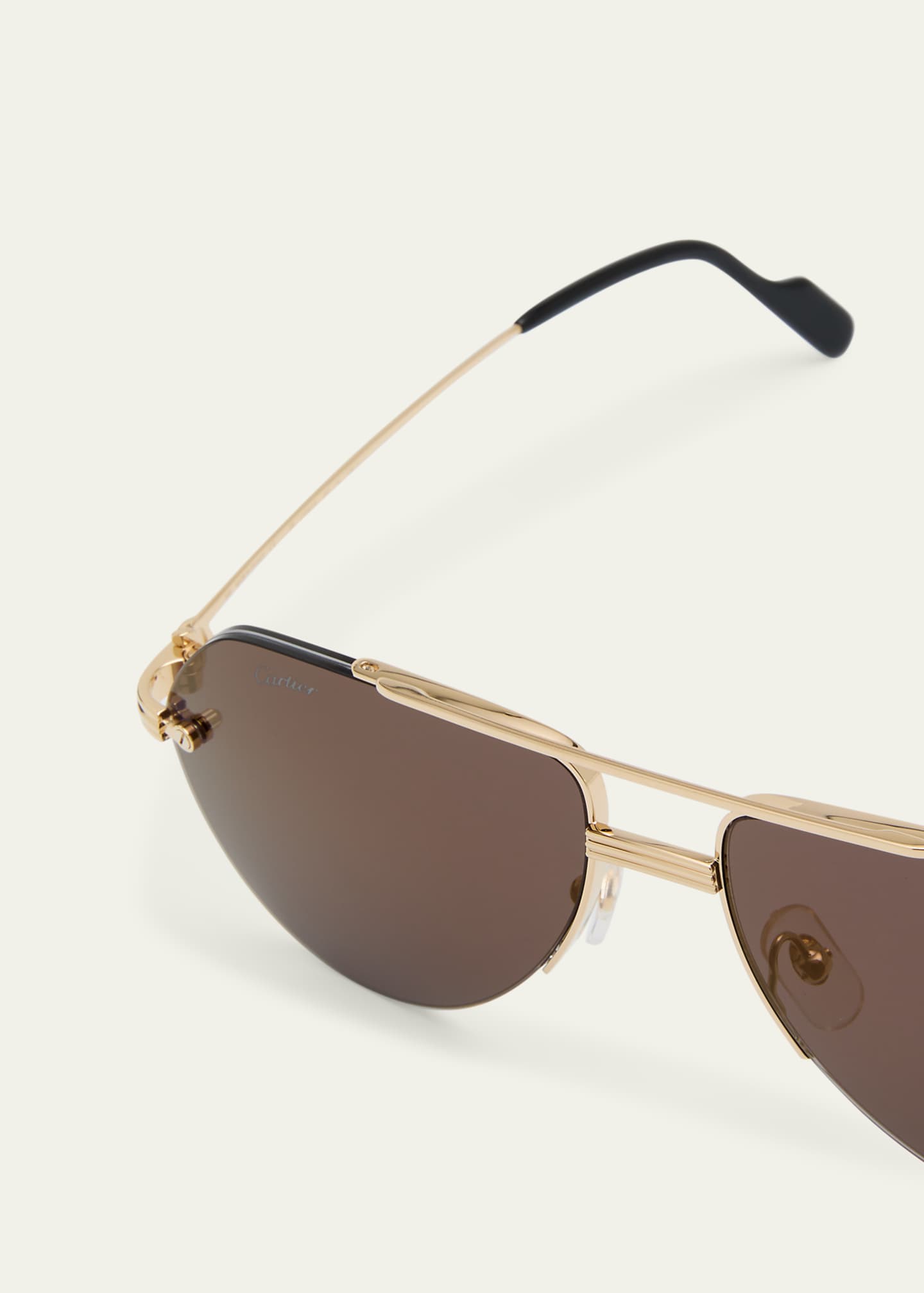 Cartier Men's Metal Aviator Sunglasses - Bergdorf Goodman