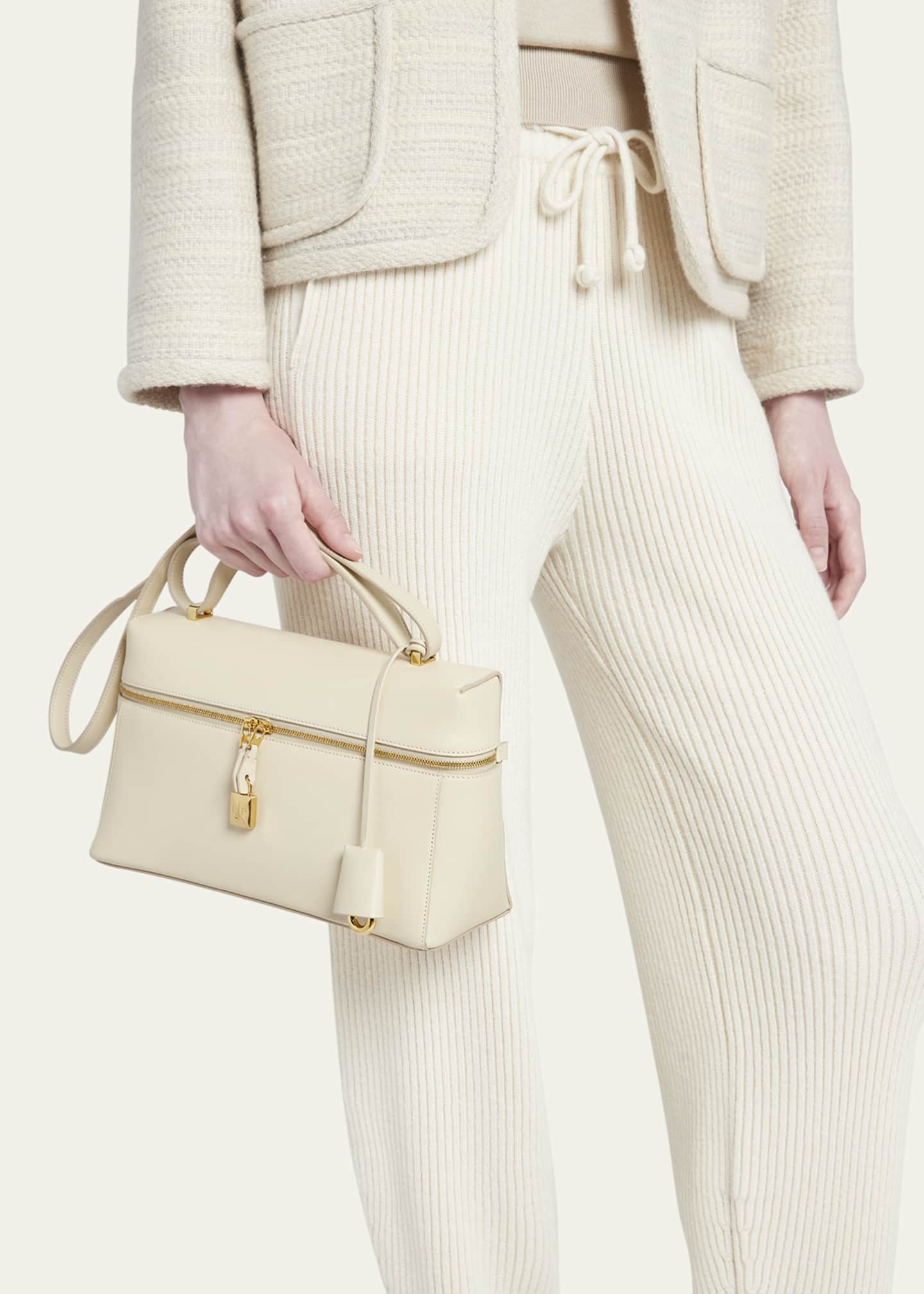 Loro Piana Extra Bag L27 Leather Saddle Bag - Bergdorf Goodman