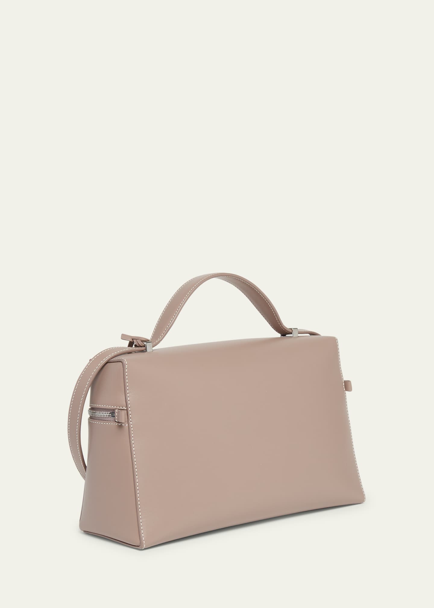 Loro Piana Extra Bag L27 Leather Saddle Bag - Bergdorf Goodman