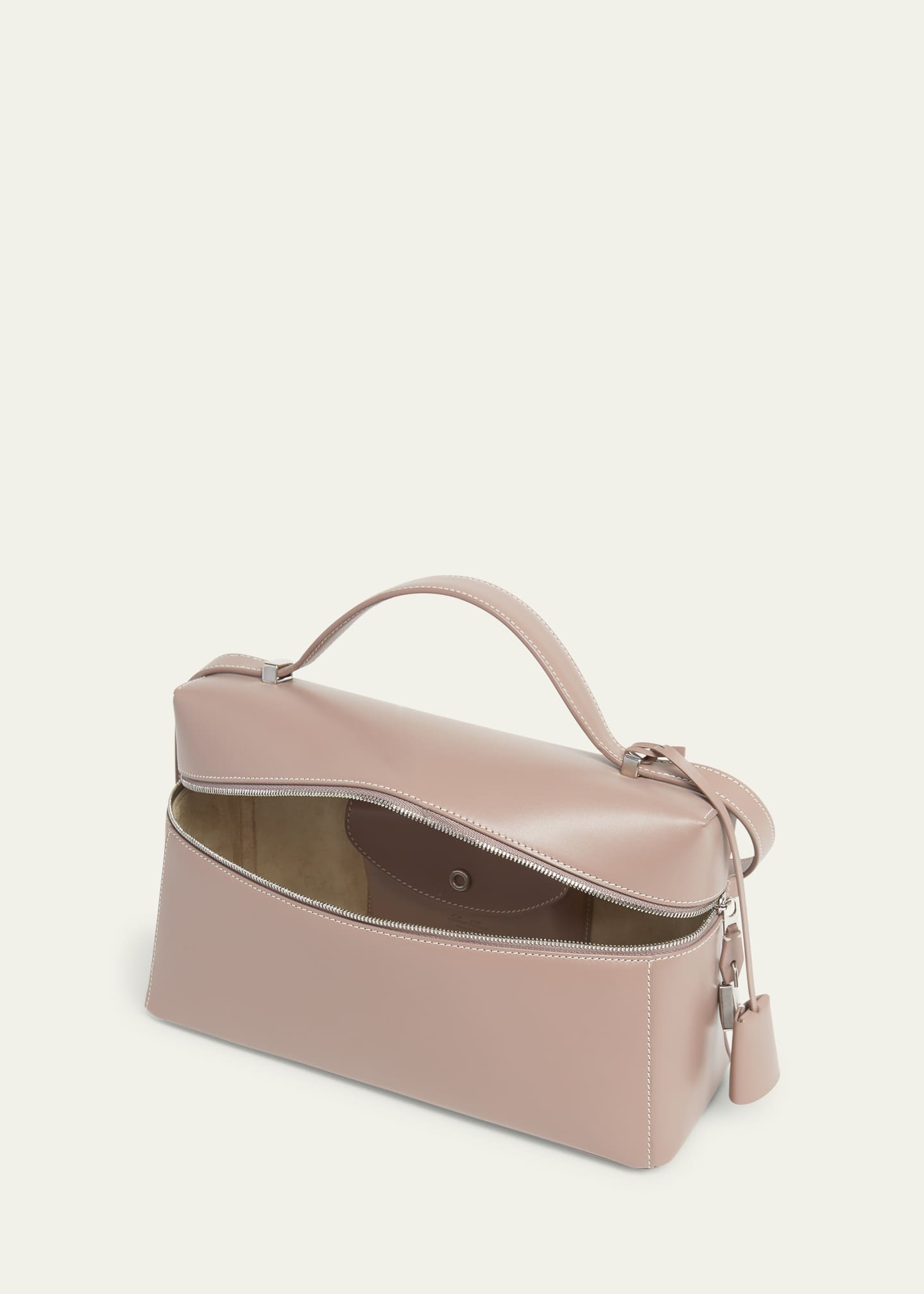 Loro Piana Extra Bag L27 Leather Saddle Bag - Bergdorf Goodman