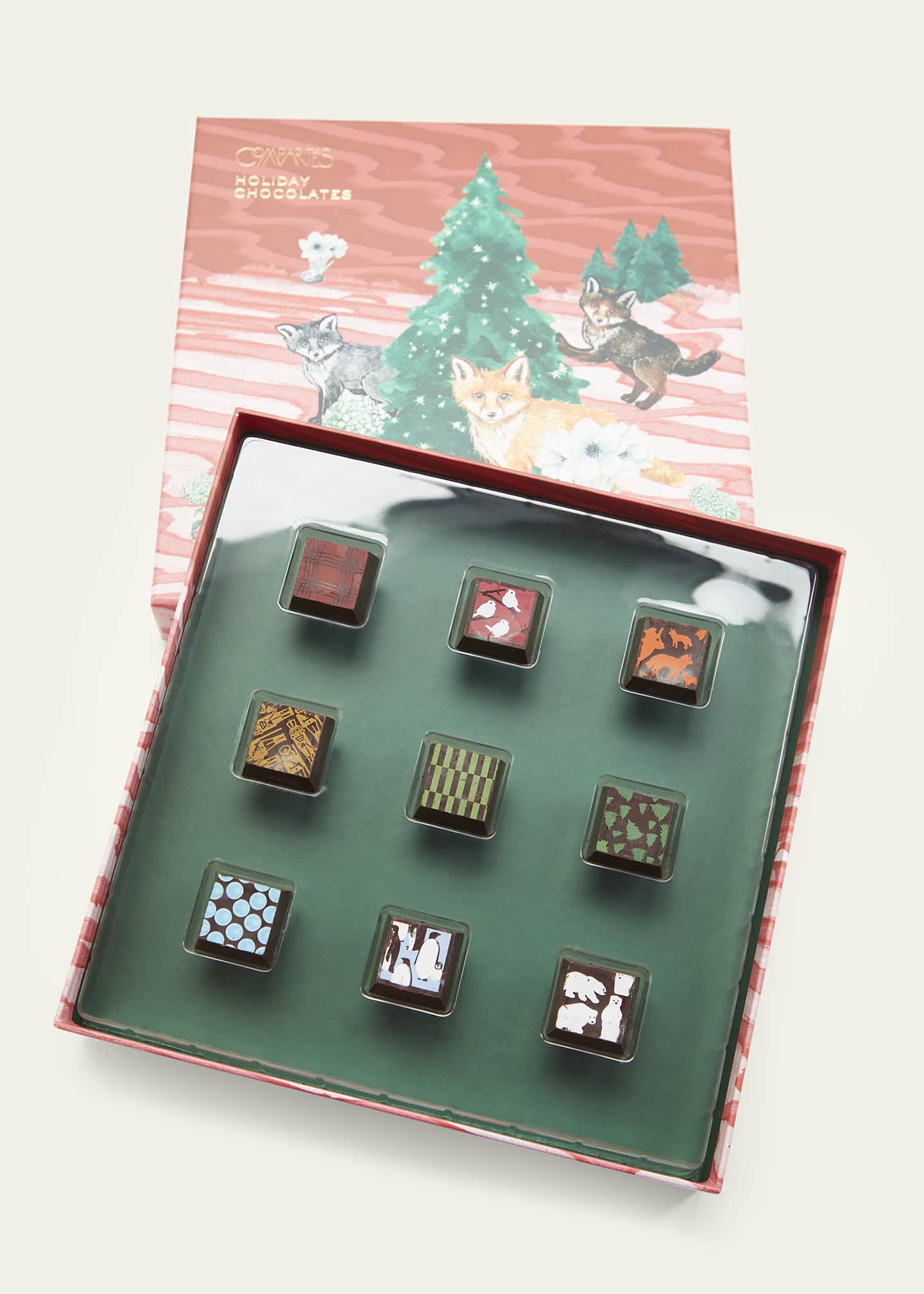 Compartes Chocolatier 9-Piece Holiday Chocolate Box - Bergdorf Goodman