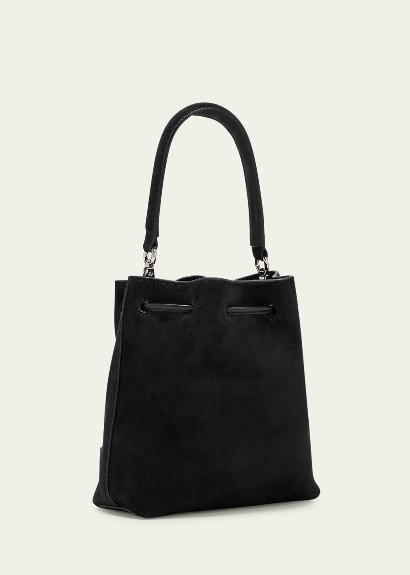 Stuart Weitzman Rae Mini Suede Bucket Bag - Bergdorf Goodman