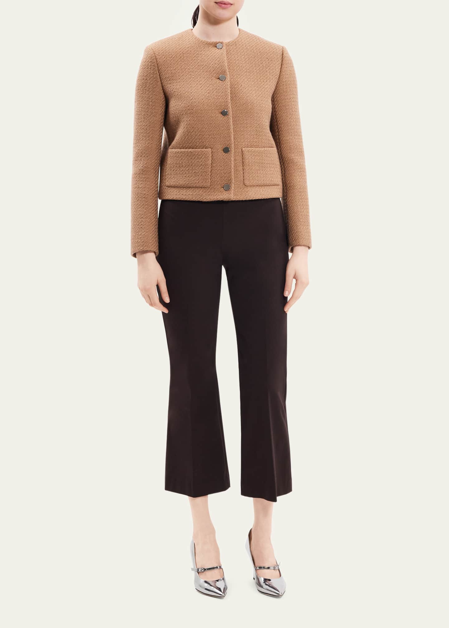 Theory Holiday Tweed Cropped Jacket - Bergdorf Goodman