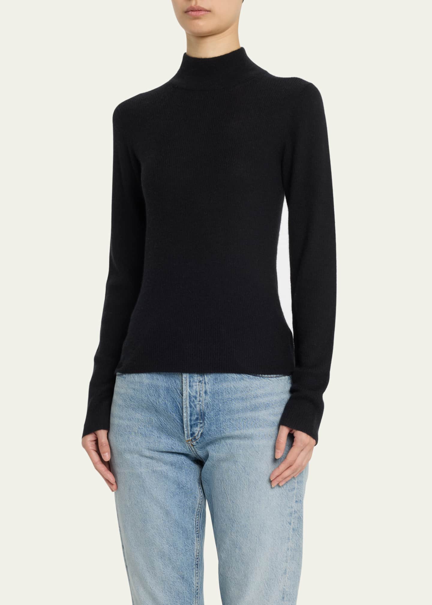 Guest in Residence Cashmere Base Layer Turtleneck Sweater - Bergdorf ...