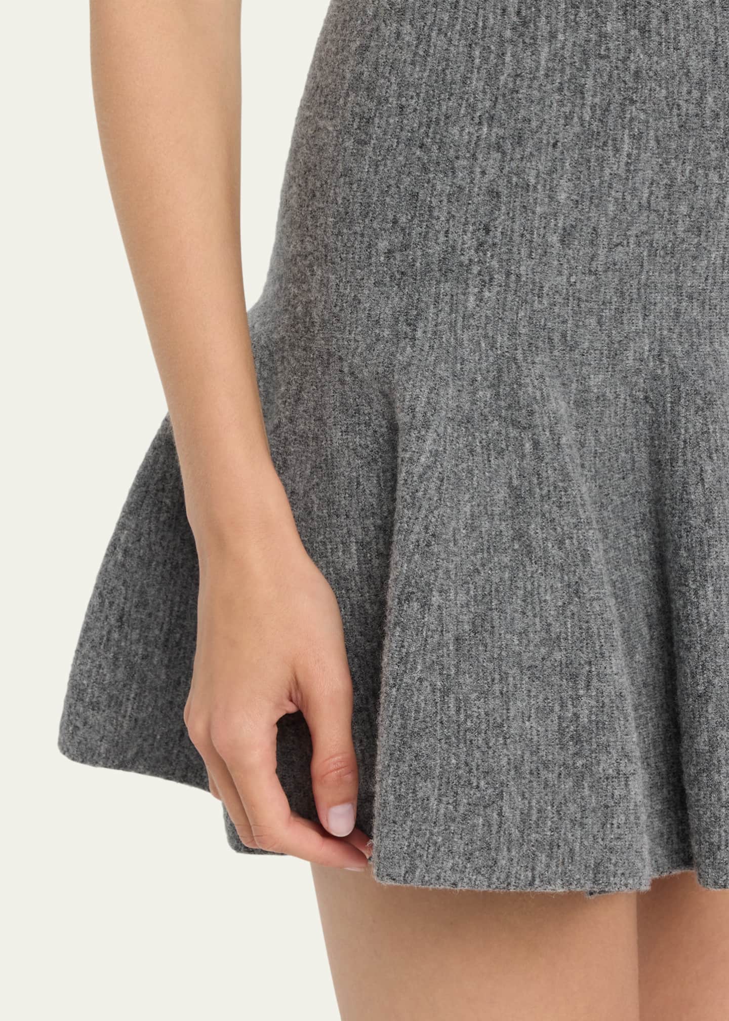 Brandon Maxwell The Ivy Flared Mini Skirt - Bergdorf Goodman