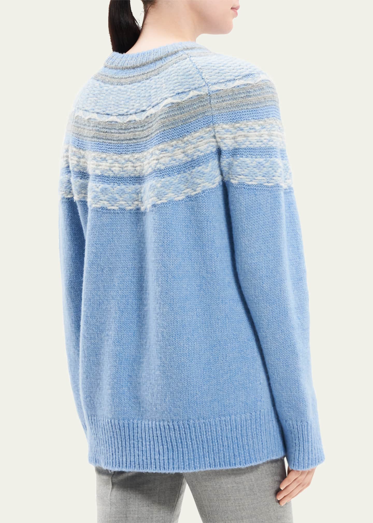 Theory Fair Isle Pullover Sweater - Bergdorf Goodman