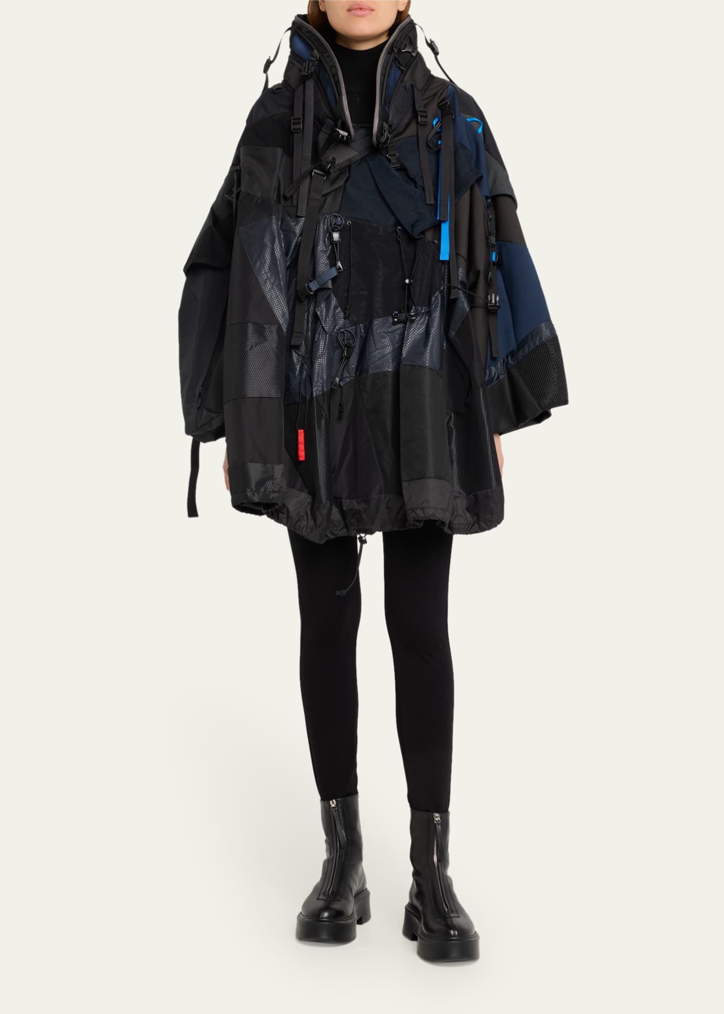 Junya Watanabe Utility Stand-Collar Poncho - Bergdorf Goodman