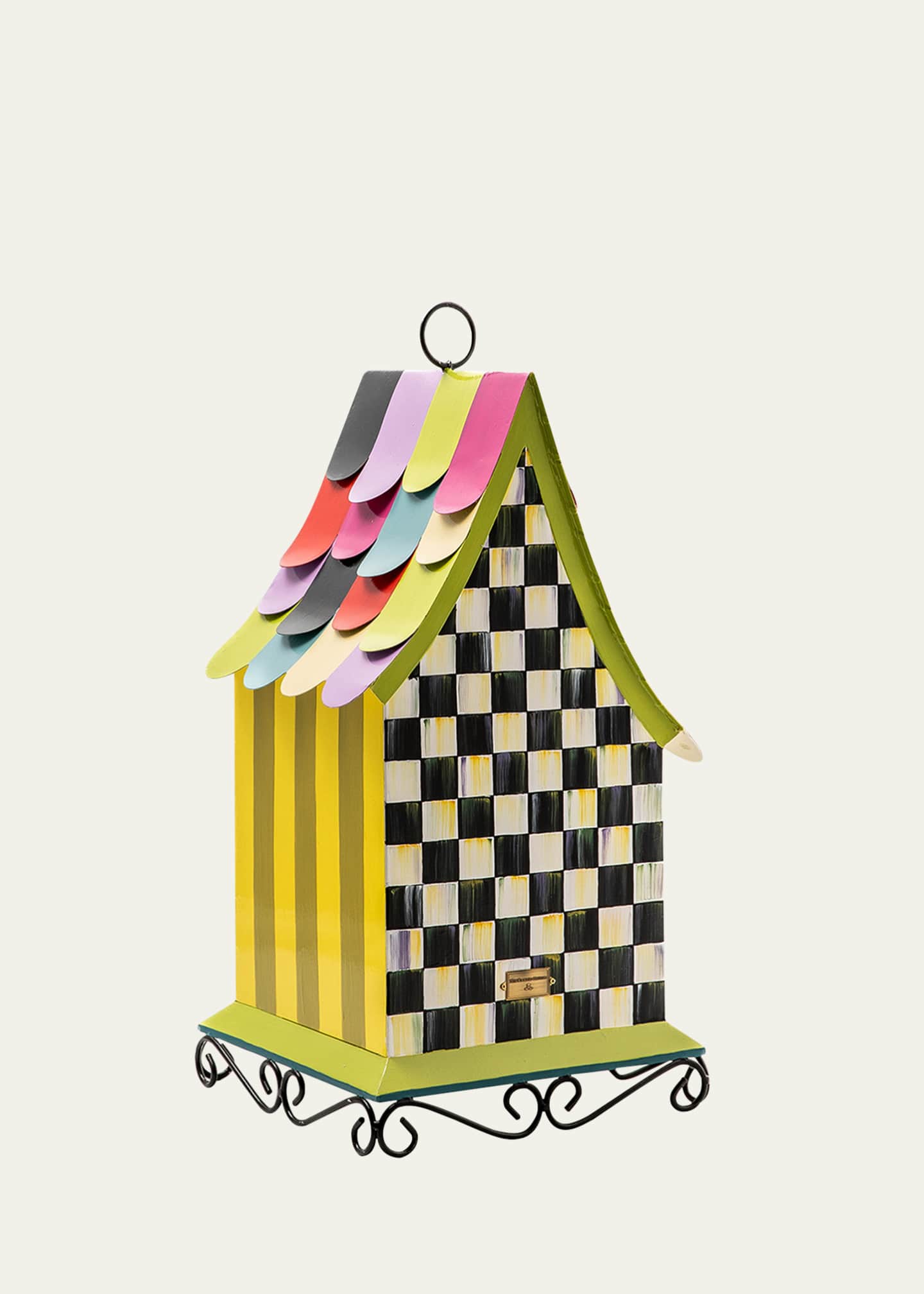 MacKenzie-Childs Courtly Cottage Birdhouse - Bergdorf Goodman