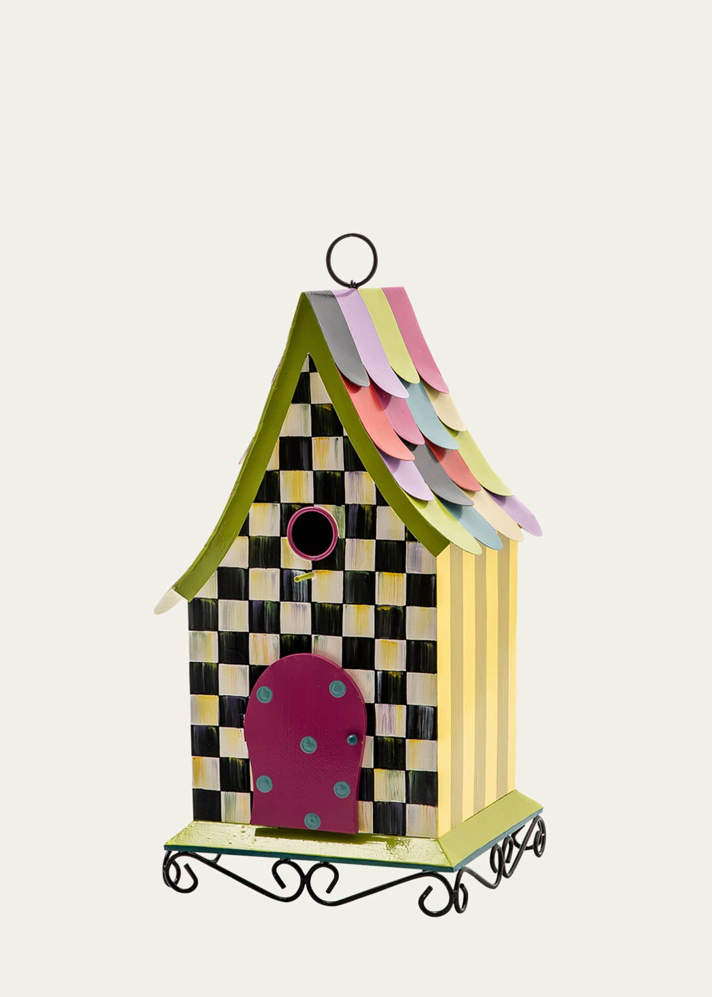 MacKenzie-Childs Courtly Cottage Birdhouse - Bergdorf Goodman