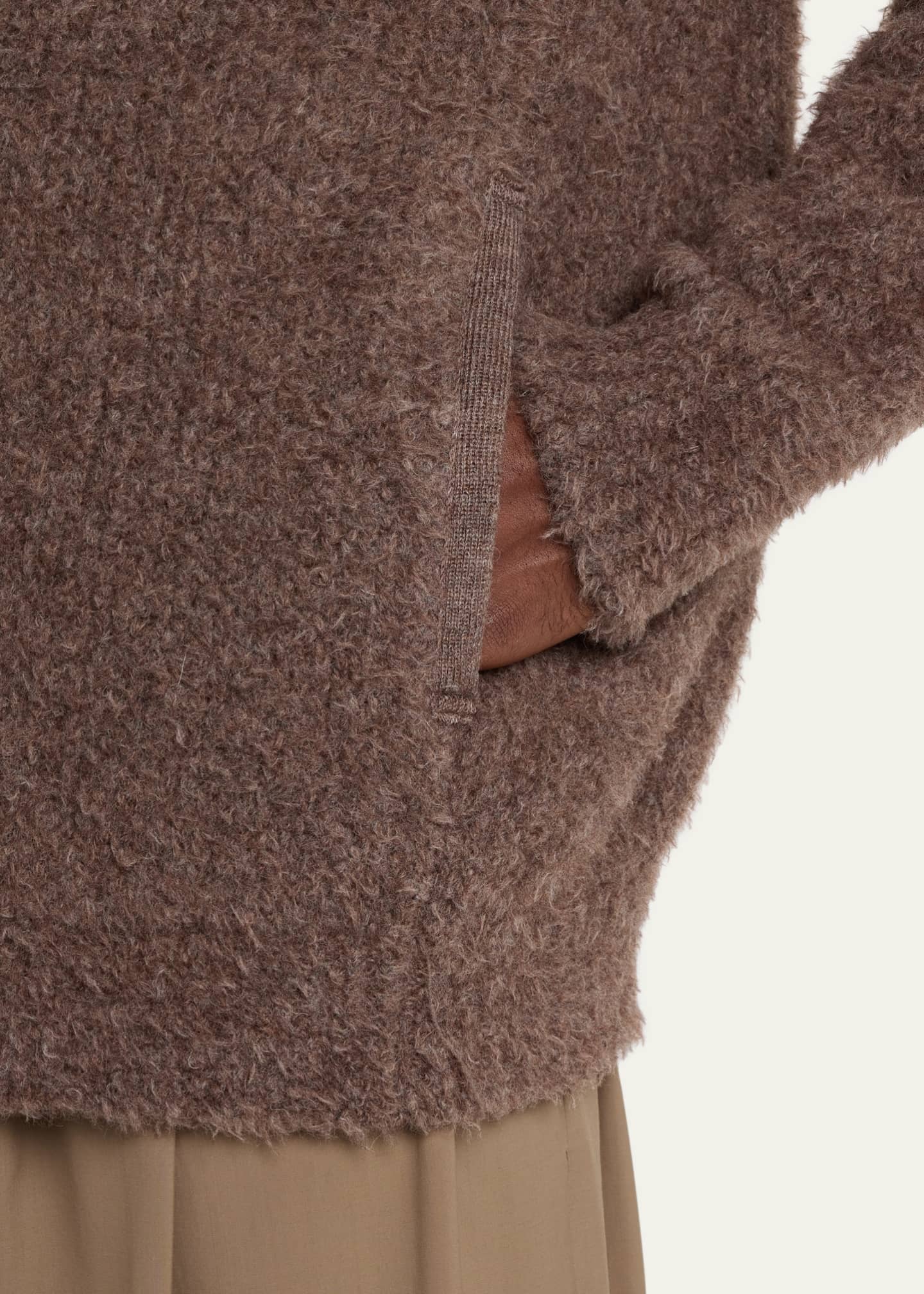 CDG HOMME Men's Full-Zip Fleece Hoodie - Bergdorf Goodman