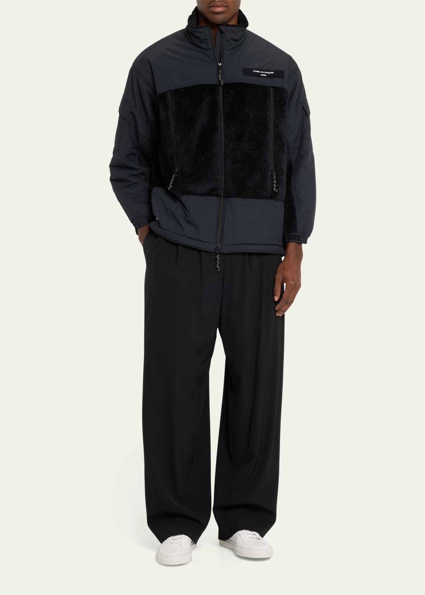 CDG HOMME Men's Patagonia Fleece and Ripstop Jacket - Bergdorf Goodman