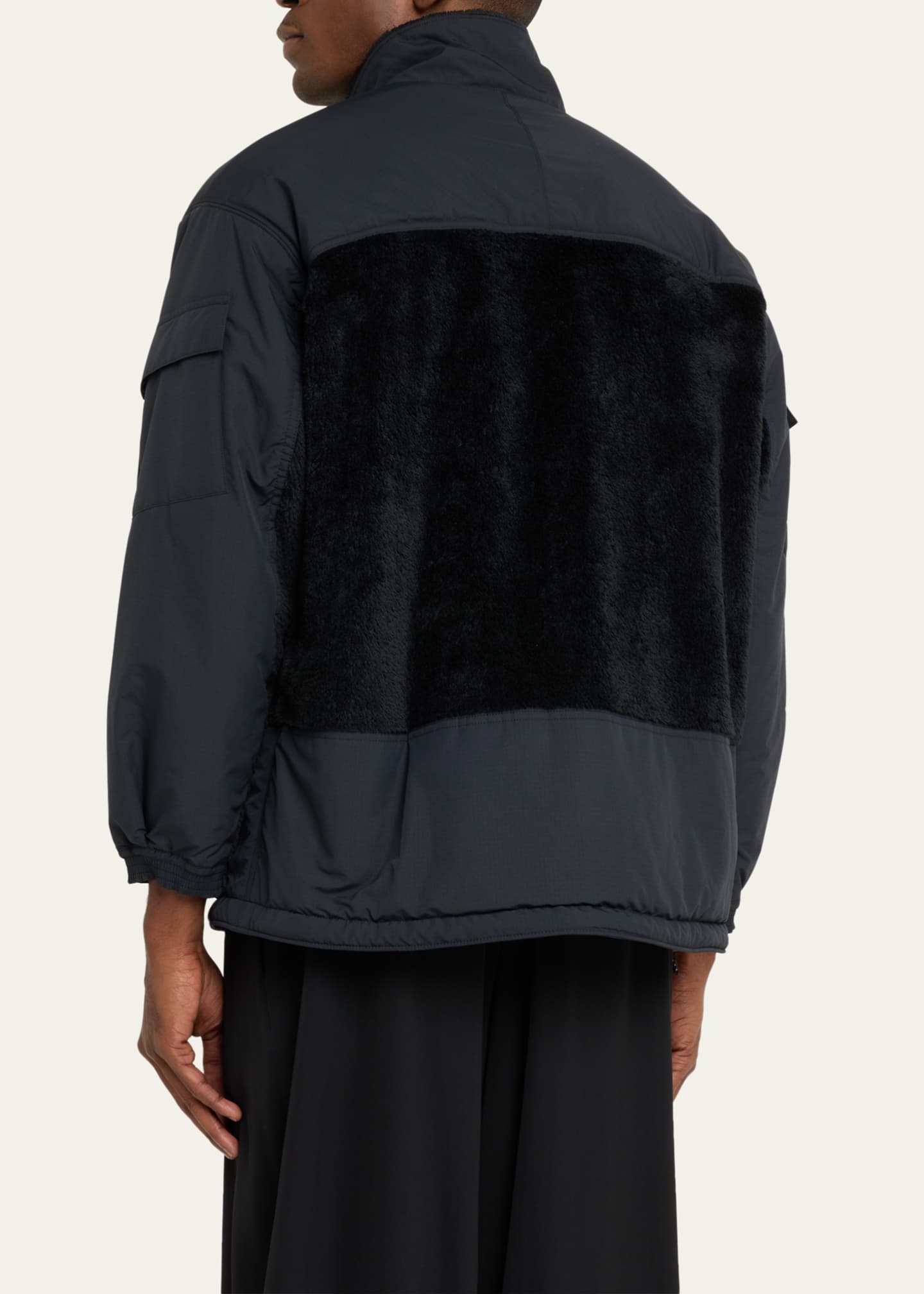 CDG HOMME Men's Patagonia Fleece and Ripstop Jacket - Bergdorf Goodman