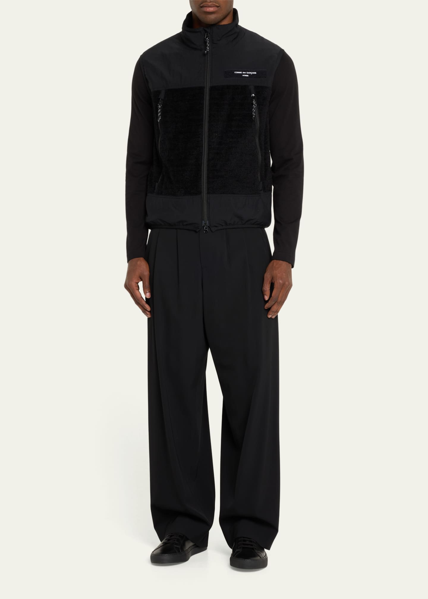 CDG HOMME Men's Patagonia Fleece and Ripstop Vest - Bergdorf Goodman