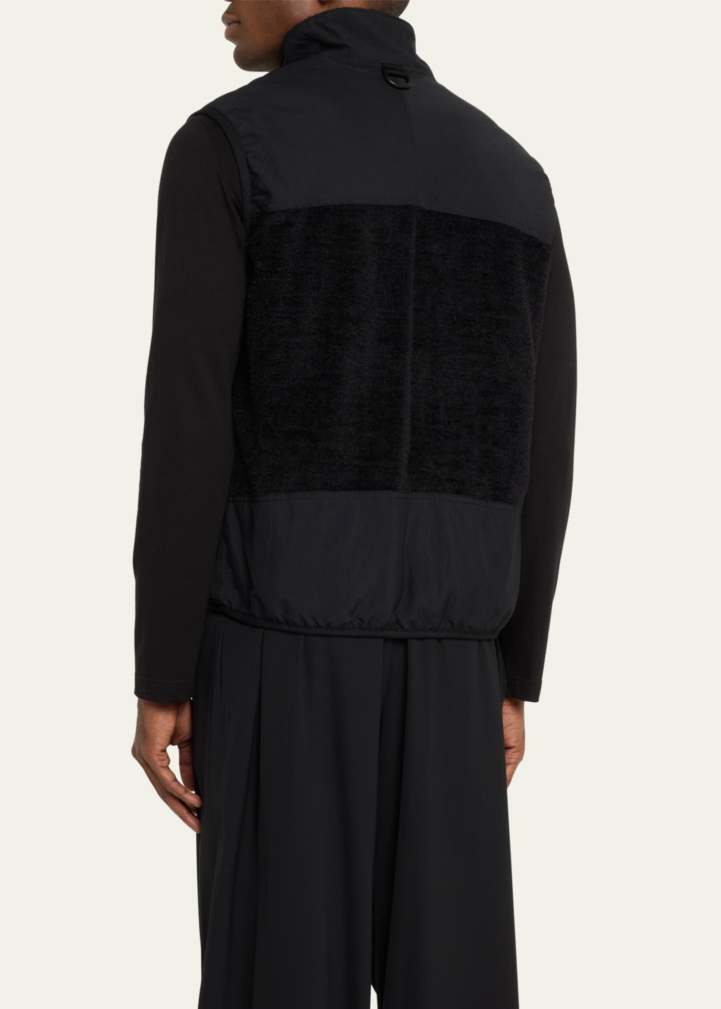 CDG HOMME Men's Patagonia Fleece and Ripstop Vest - Bergdorf Goodman