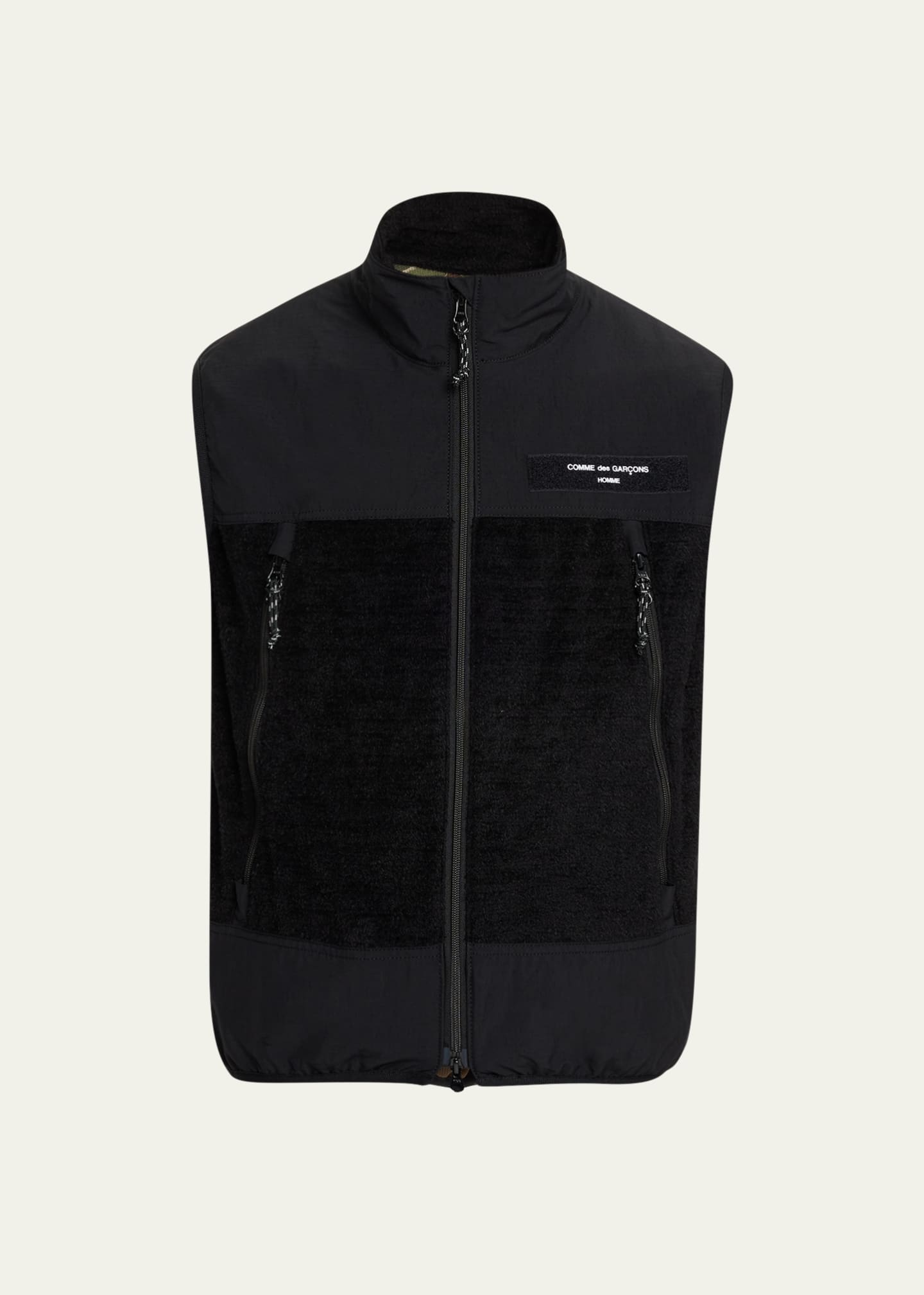 CDG HOMME Men's Patagonia Fleece and Ripstop Vest - Bergdorf Goodman