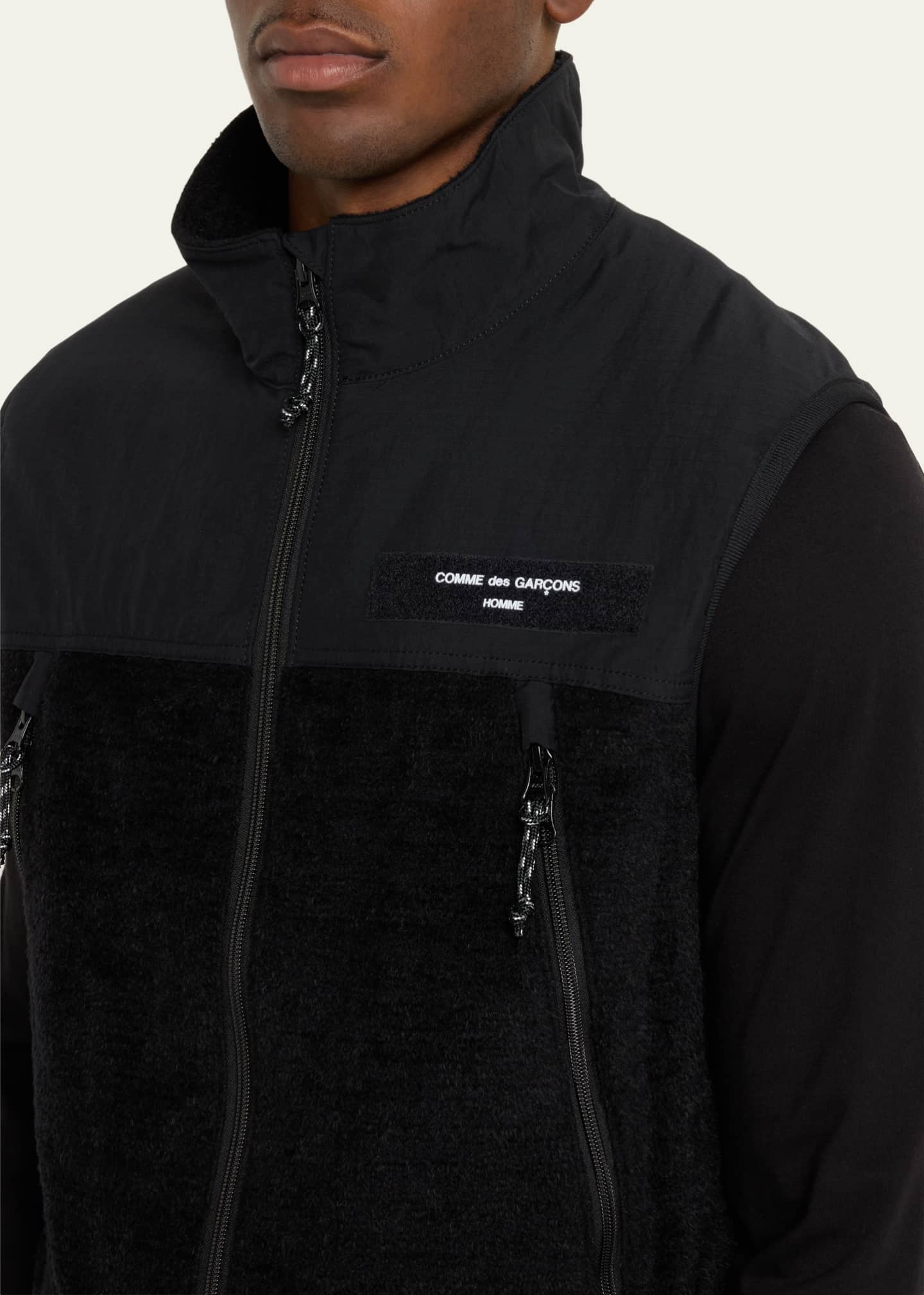 CDG HOMME Men's Patagonia Fleece and Ripstop Vest - Bergdorf Goodman