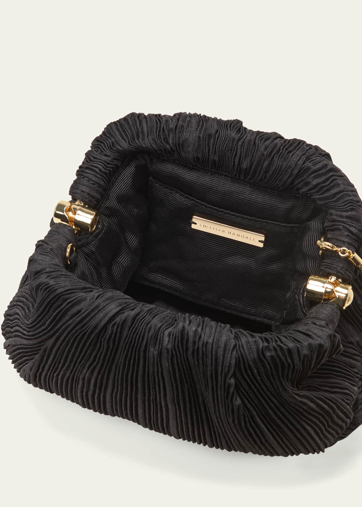 Loeffler Randall Bailey Pleated Clutch Bag - Bergdorf Goodman