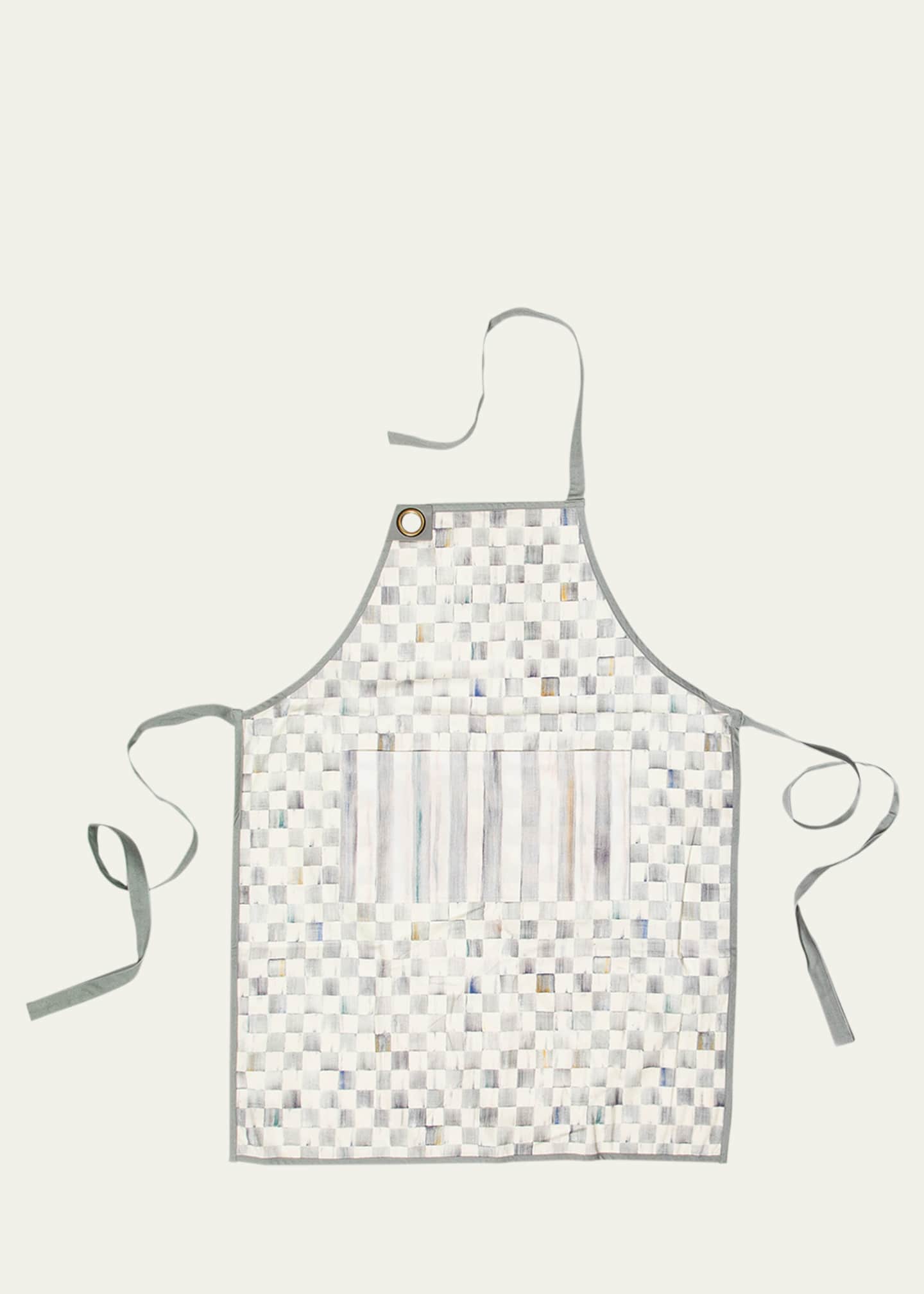 MacKenzie-Childs Sterling Check Bistro Apron - Bergdorf Goodman