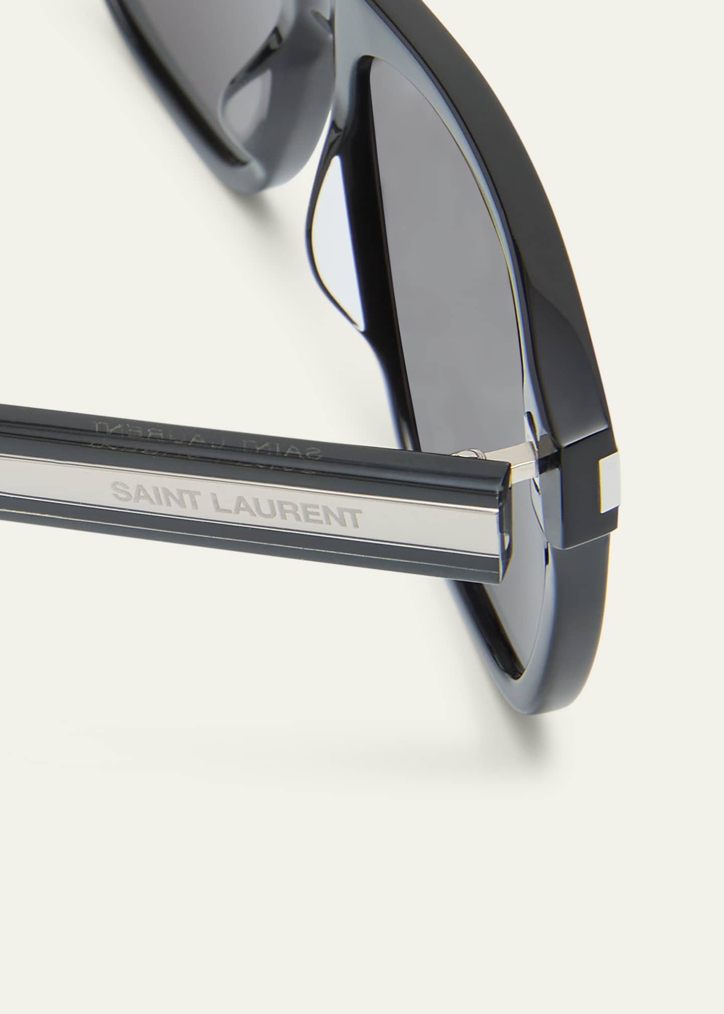 Saint Laurent Men's SL 619 Acetate Rectangle Sunglasses - Bergdorf Goodman