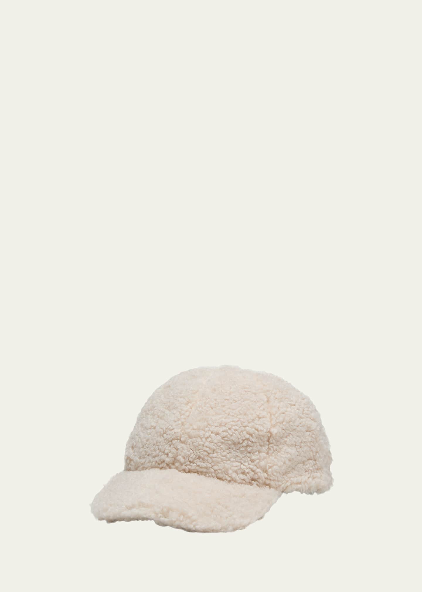 Eugenia Kim Lo Faux-Shearling Baseball Cap - Bergdorf Goodman