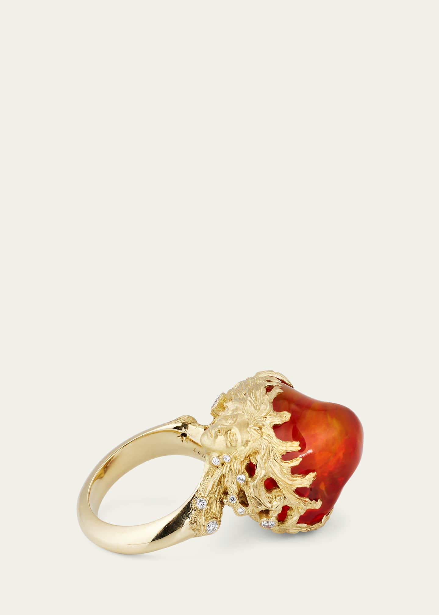 Anthony Lent 18K Yellow Gold Fire Opal Muse Dream Ring - Bergdorf Goodman