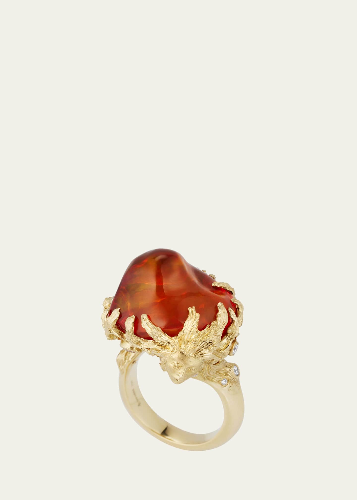 Anthony Lent 18K Yellow Gold Fire Opal Muse Dream Ring - Bergdorf Goodman