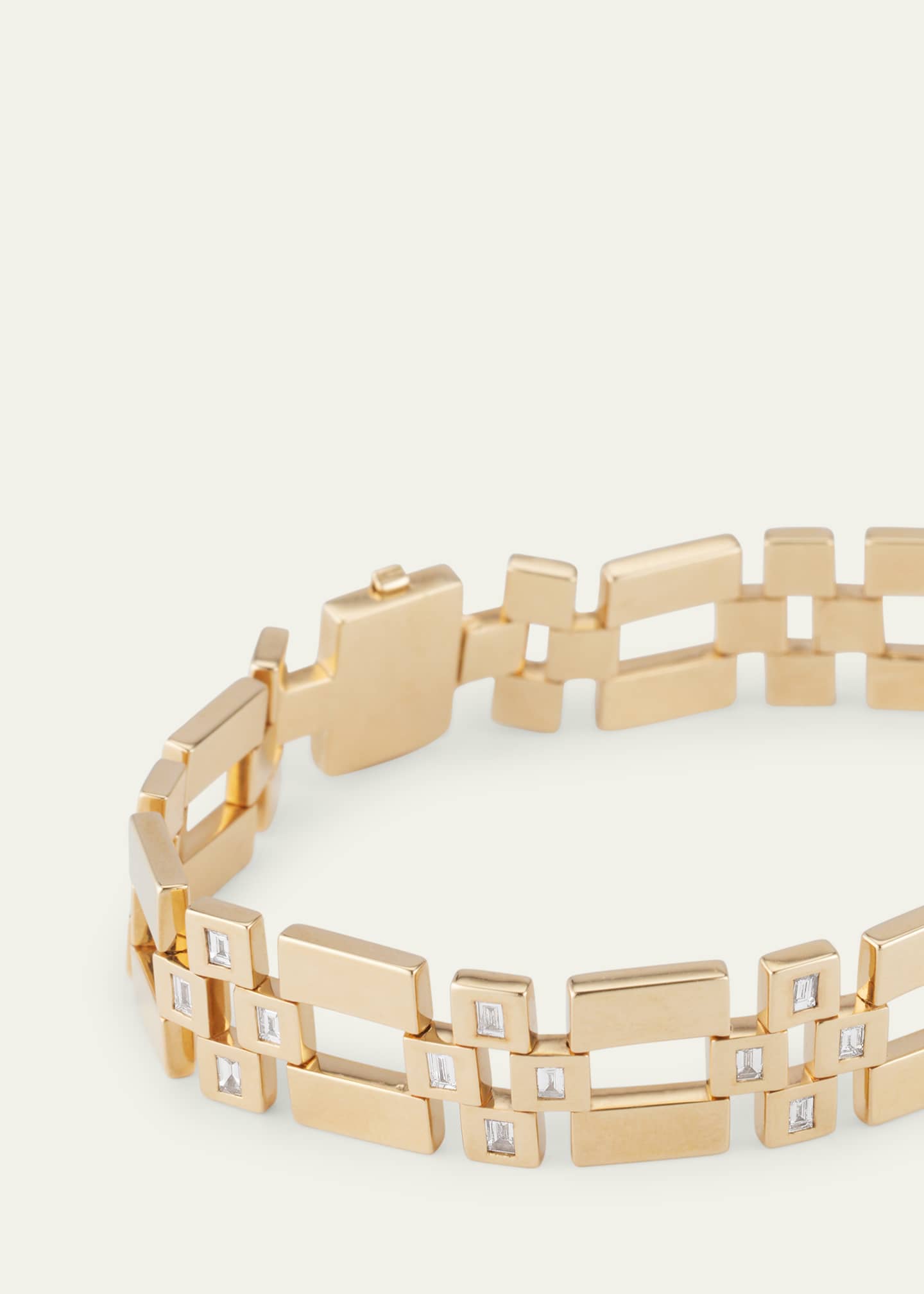 ILEANA MAKRI 18K Yellow Gold Diamond Crossroad Bracelet - Bergdorf Goodman