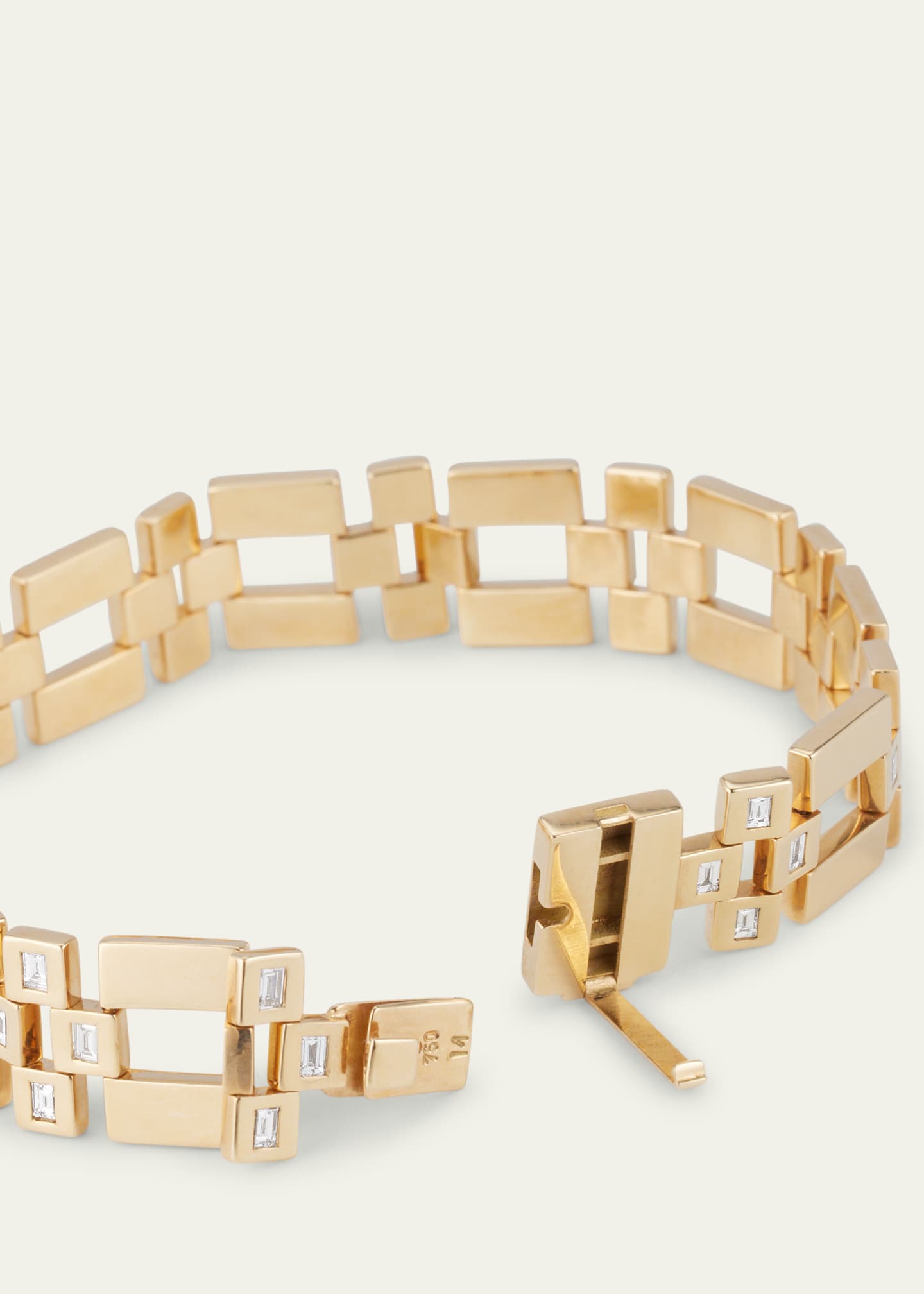 ILEANA MAKRI 18K Yellow Gold Diamond Crossroad Bracelet - Bergdorf Goodman