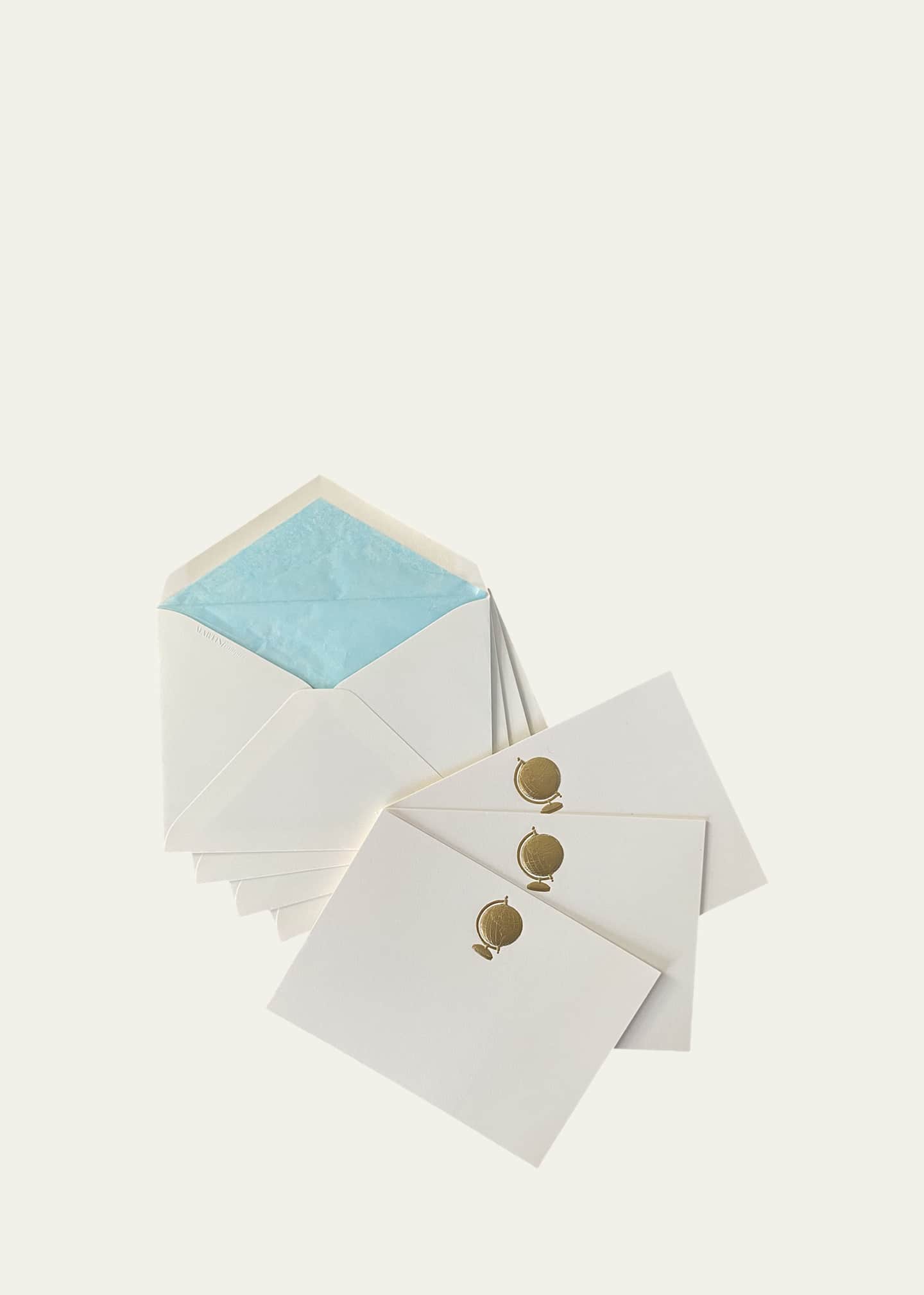 Martin Frampton Globe Stationery Set, 12 Cards & Envelopes - Bergdorf Goodman