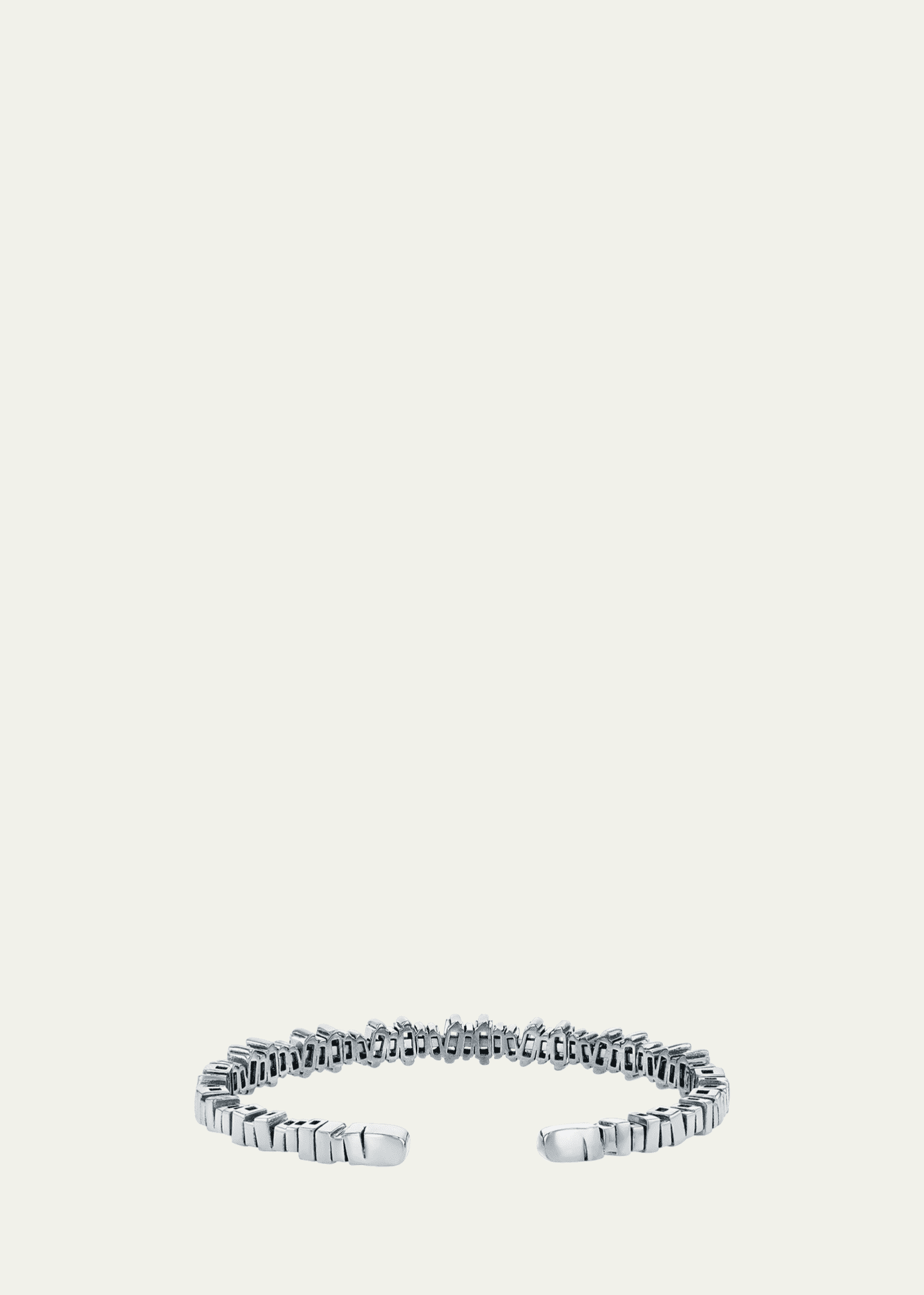 Suzanne Kalan 18K White Gold Bold Diamond Bangle Bracelet - Bergdorf Goodman