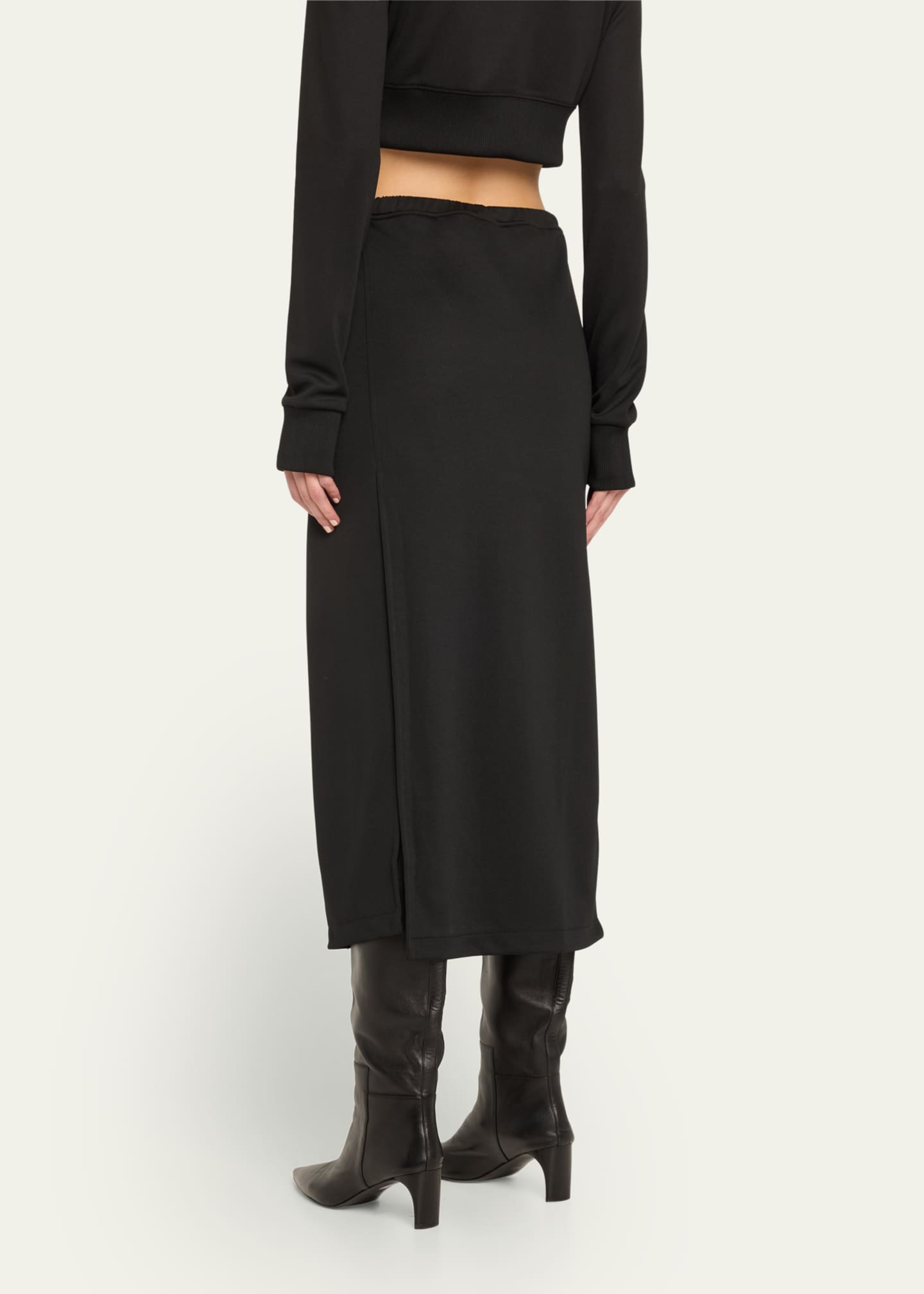 Courreges Drawstring Tracksuit Maxi Skirt - Bergdorf Goodman