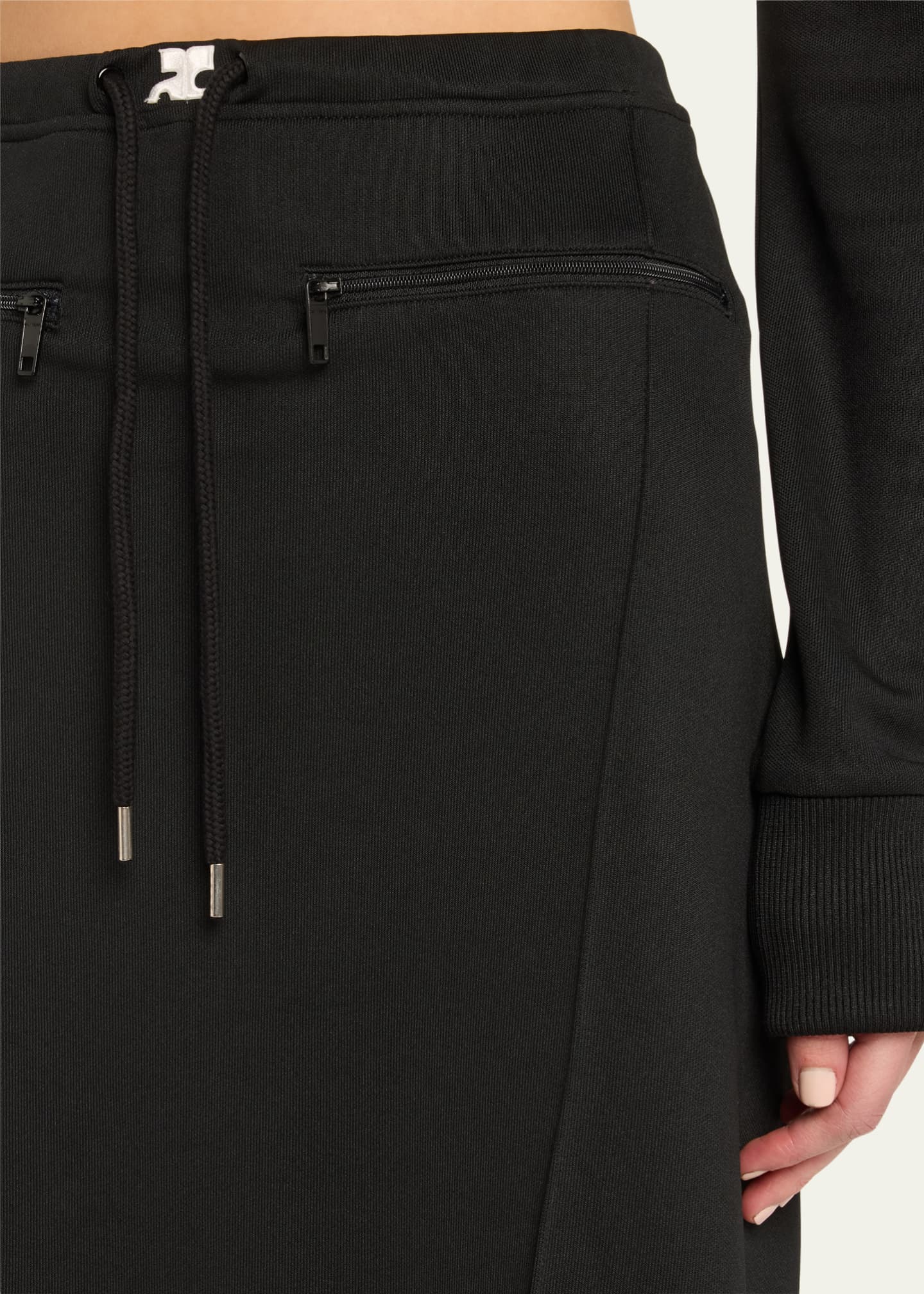 Courreges Drawstring Tracksuit Maxi Skirt - Bergdorf Goodman