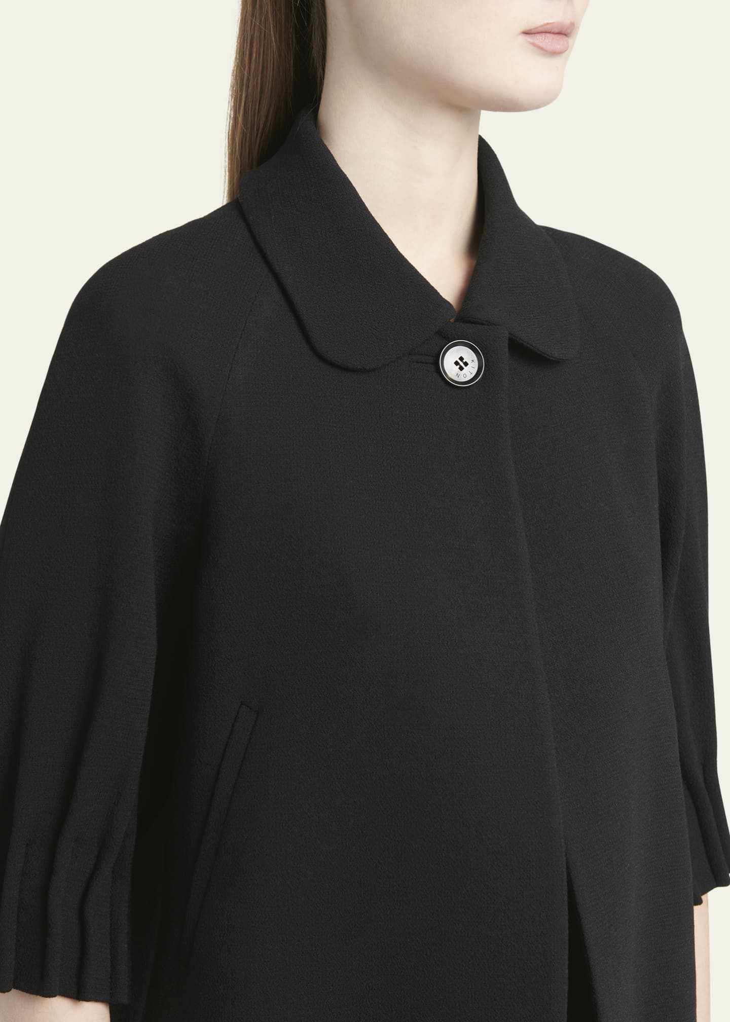 Kiton Pleated-Sleeve Wool Jacket - Bergdorf Goodman