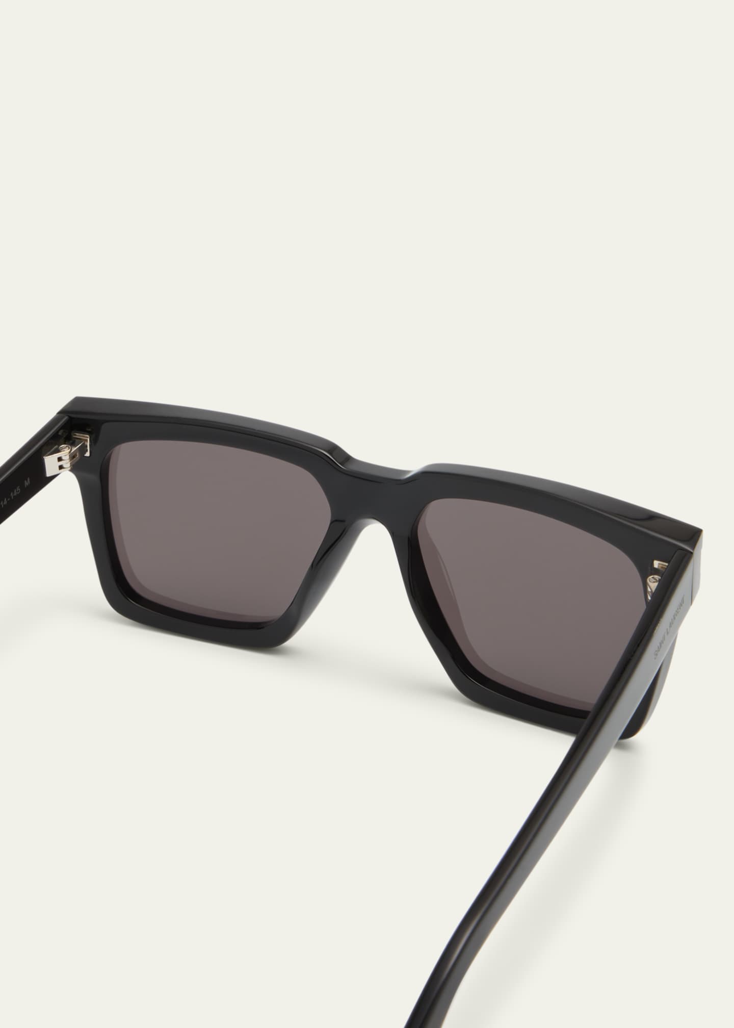 Saint Laurent Men's SL 610 Nylon and Acetate Rectangle Sunglasses ...