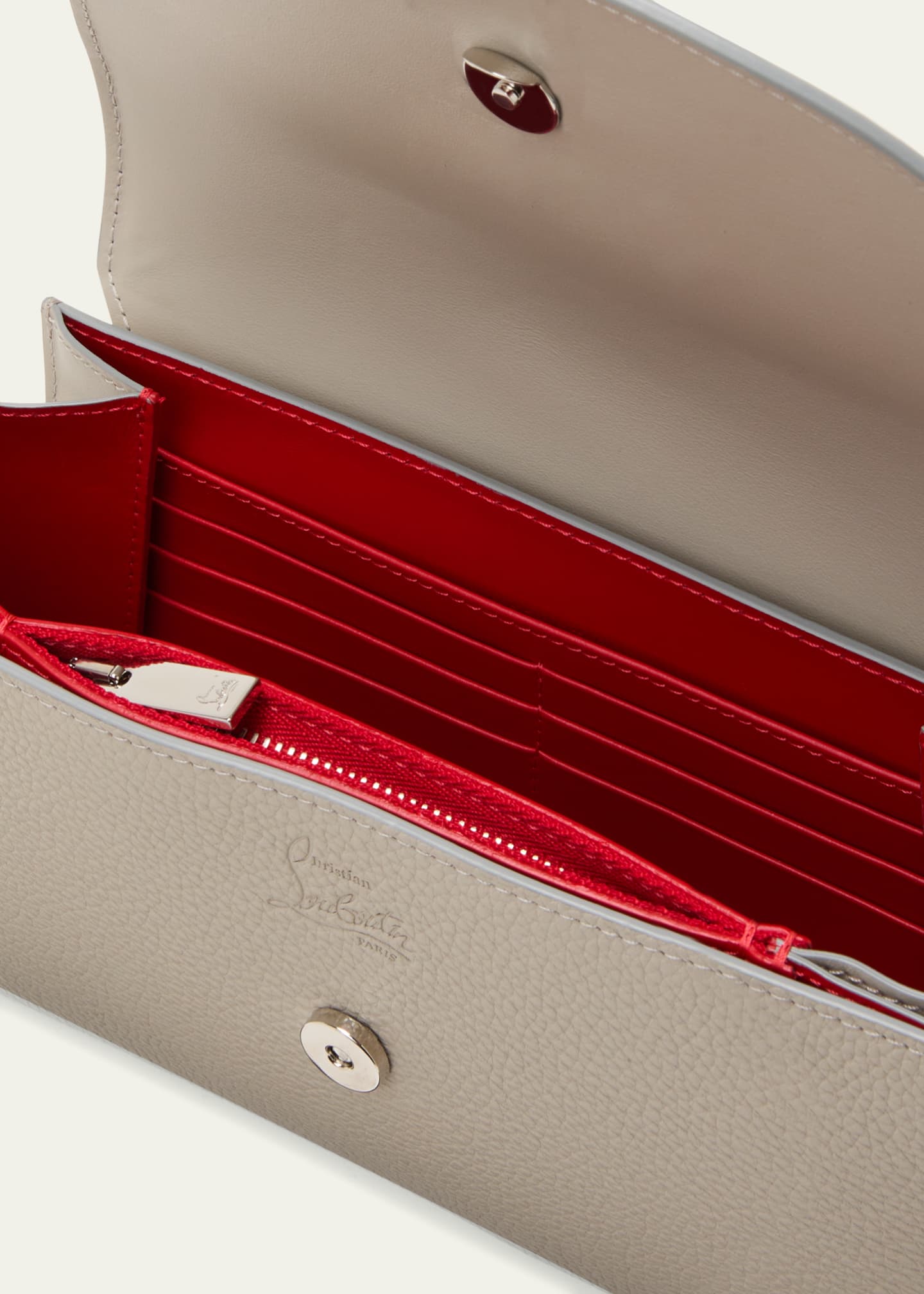 Christian Louboutin Men's Explorafunk Leather Wallet on Strap ...