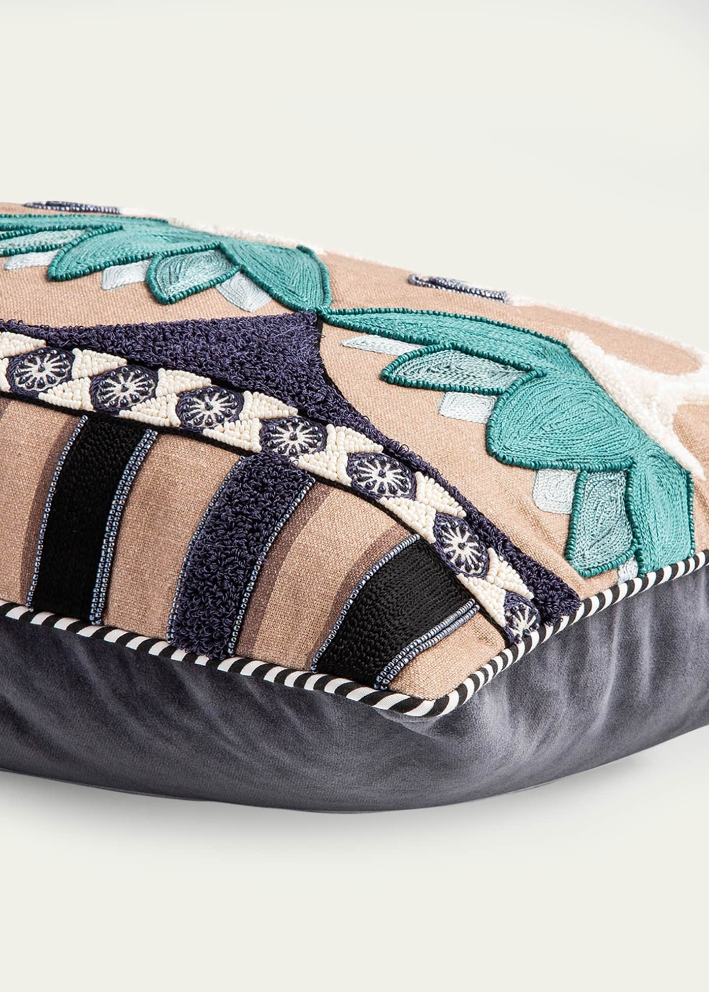 MacKenzie-Childs Lotus Lumbar Pillow - Bergdorf Goodman