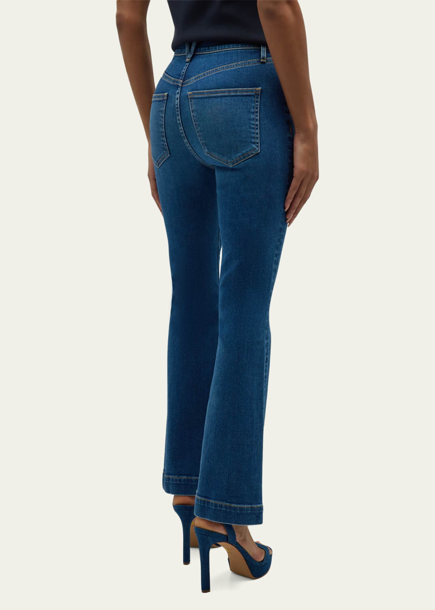 Veronica Beard Carson Ankle Flare Jeans - Bergdorf Goodman