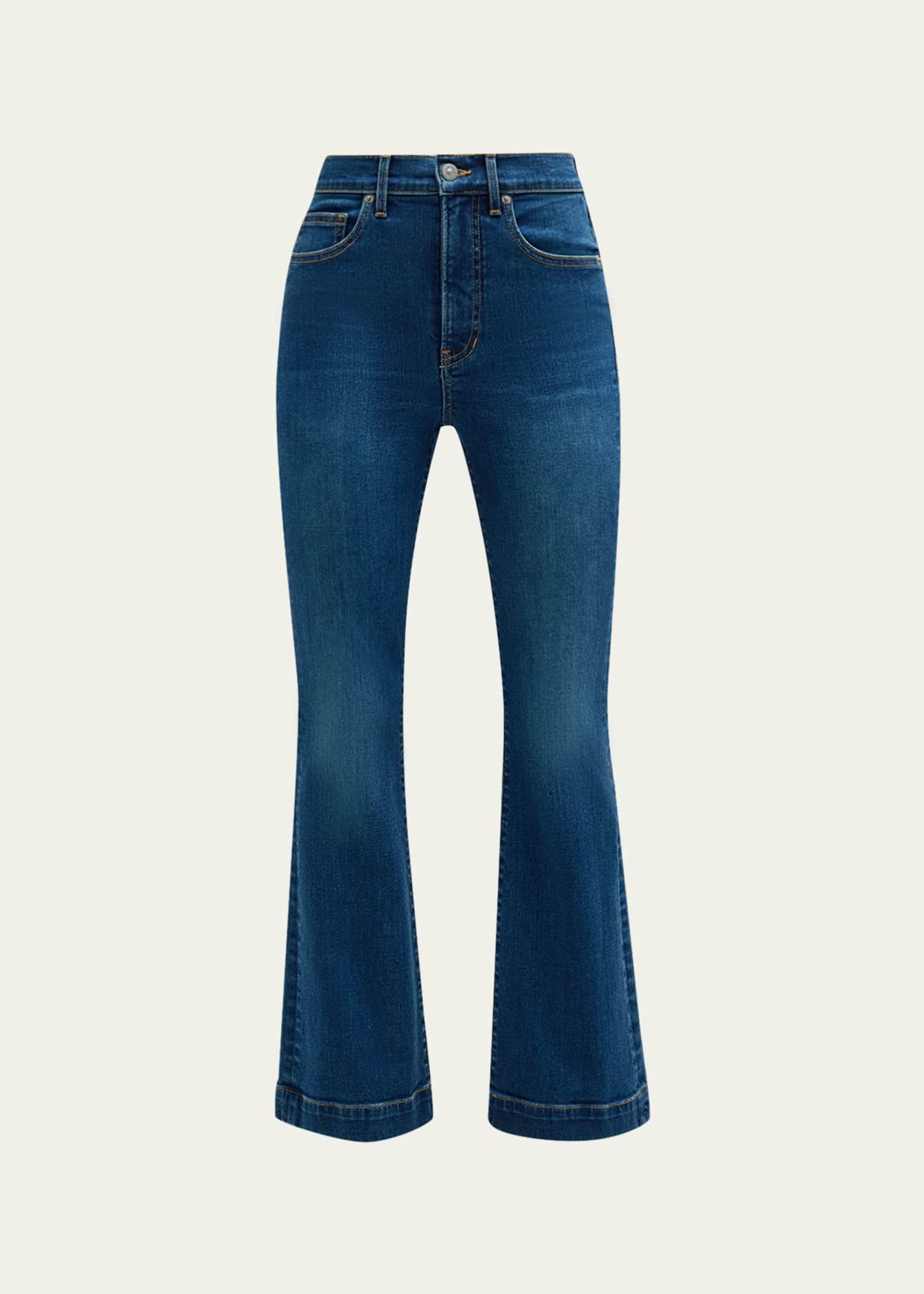 Veronica Beard Carson Ankle Flare Jeans - Bergdorf Goodman