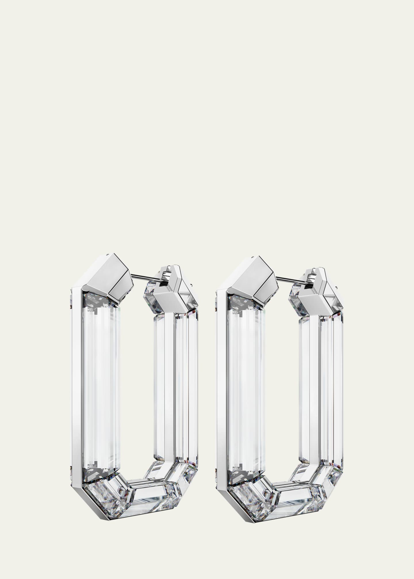 SWAROVSKI Lucent Hoop Earrings - Bergdorf Goodman