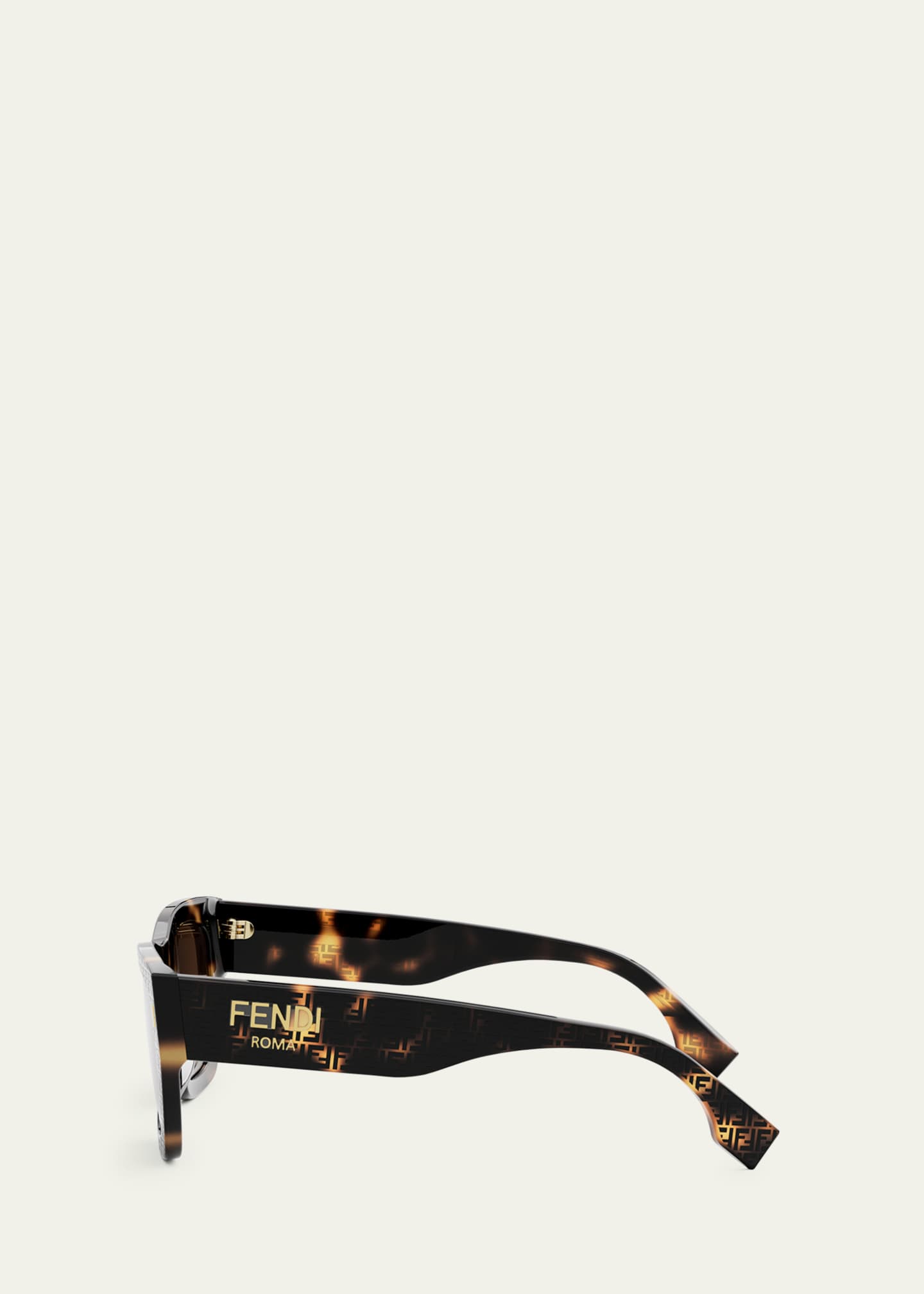 Fendi Roma Acetate Rectangle Sunglasses - Bergdorf Goodman