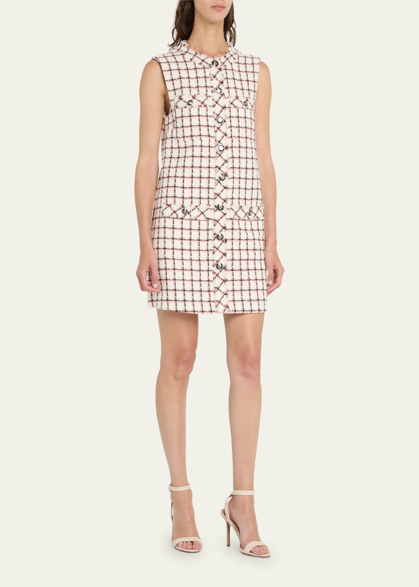 Veronica Beard Laurel Sleeveless Tweed Mini Dress - Bergdorf Goodman