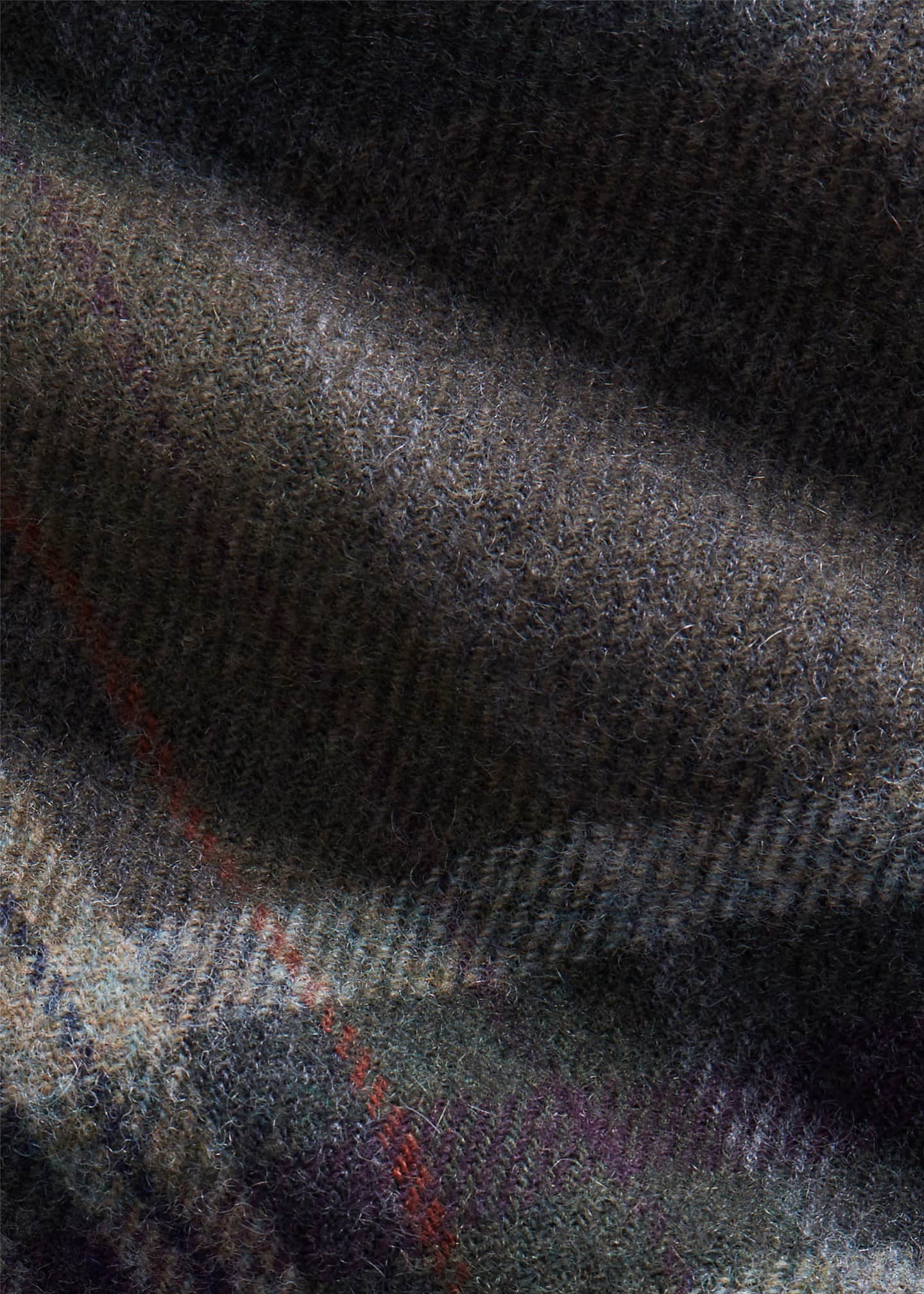 Ralph Lauren Purple Label Men's Cashmere Plaid Fringe Scarf - Bergdorf ...