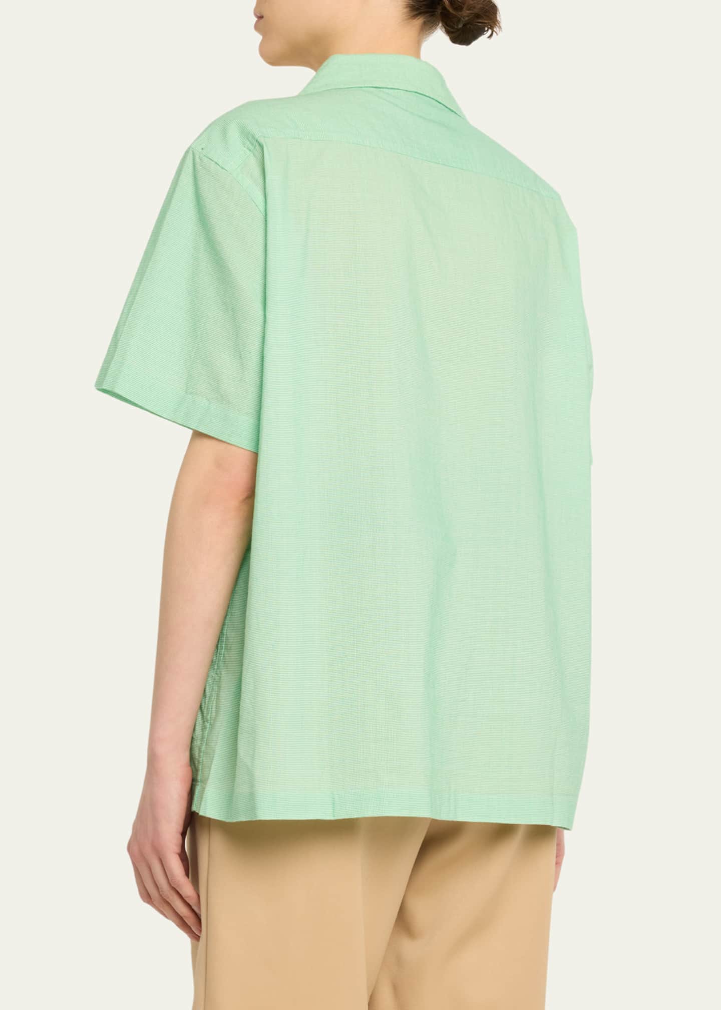 Bode See You At The Barn Button-Front Shirt - Bergdorf Goodman