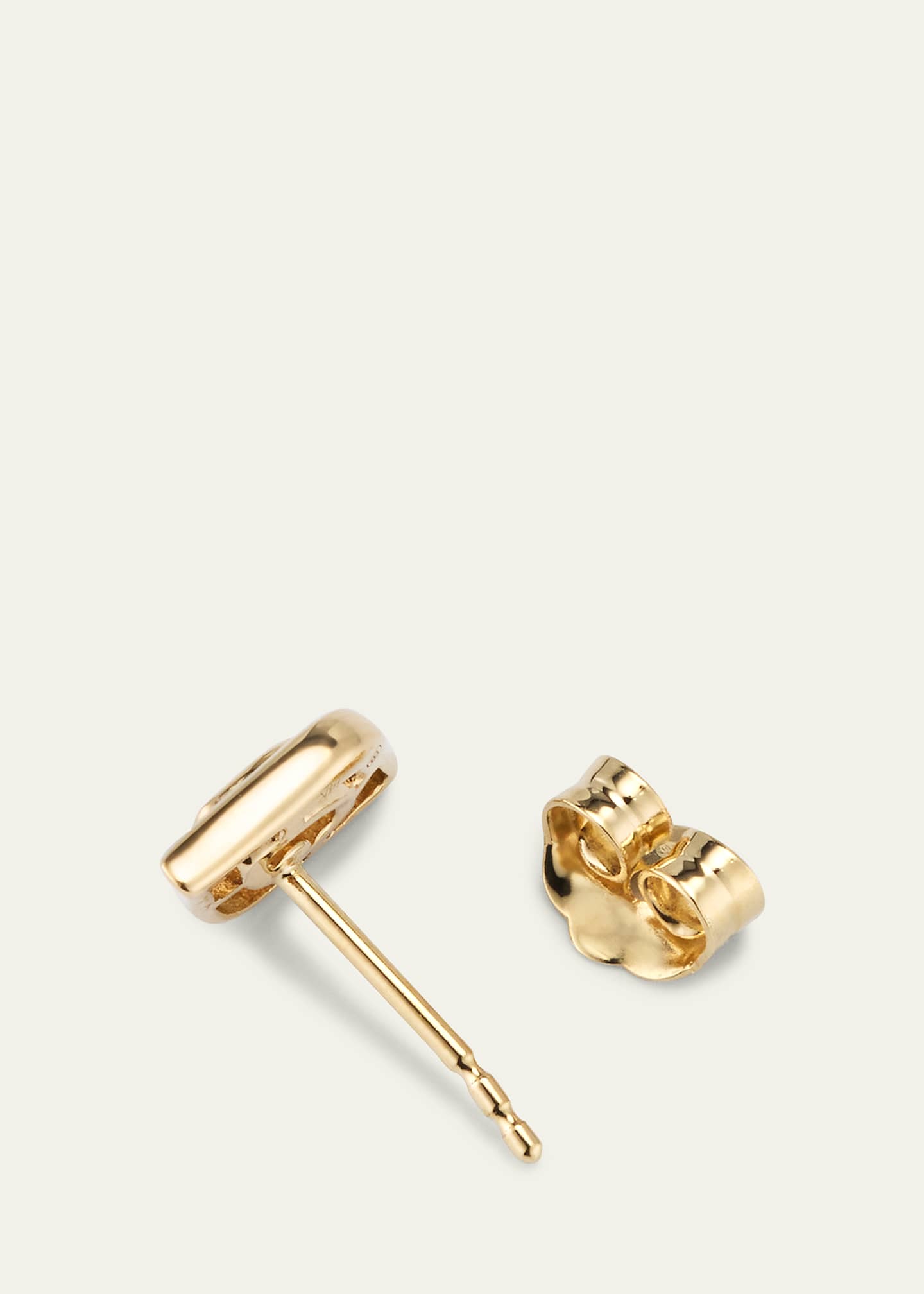 Sydney Evan 14k Marquise Evil Eye Stud Earring, Single - Bergdorf Goodman