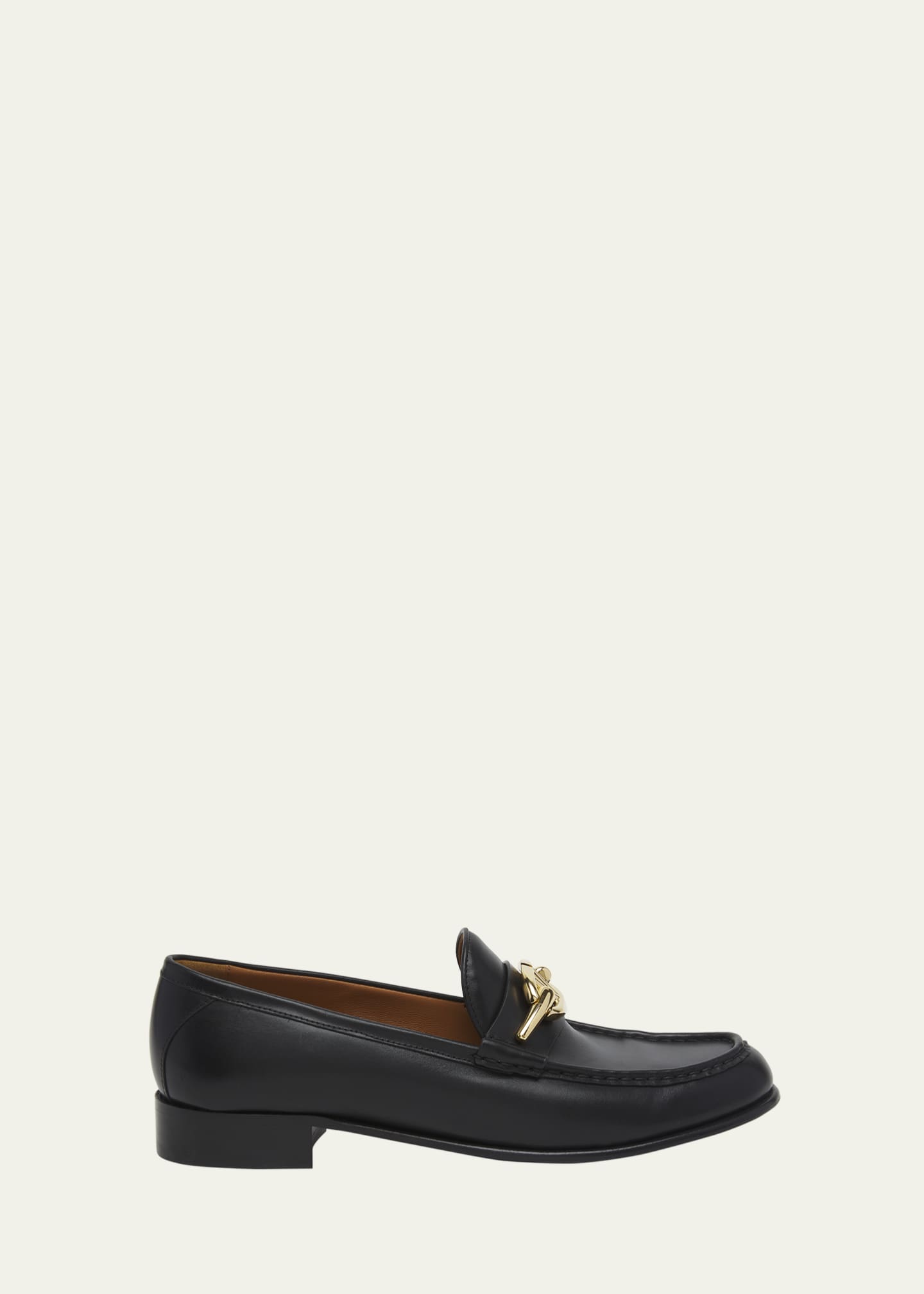 Valentino Garavani Gate VLogo Leather Loafers - Bergdorf Goodman
