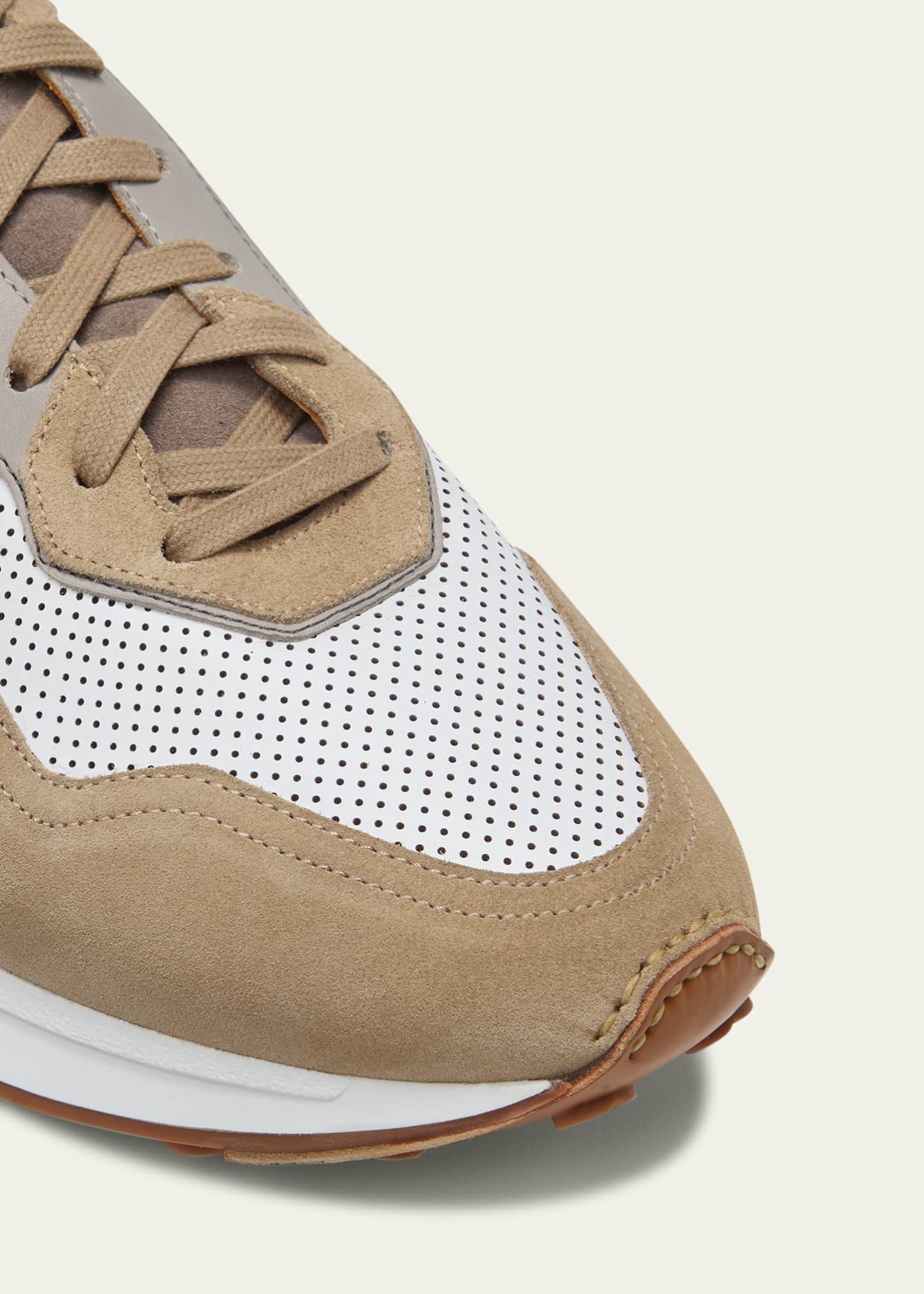 Magnanni Men's Romero Leather and Suede Runner Sneakers - Bergdorf Goodman