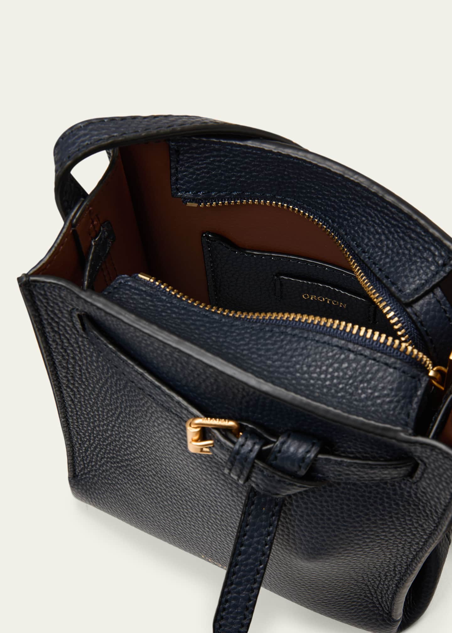 Oroton Margot Leather Bucket Crossbody Bag - Bergdorf Goodman