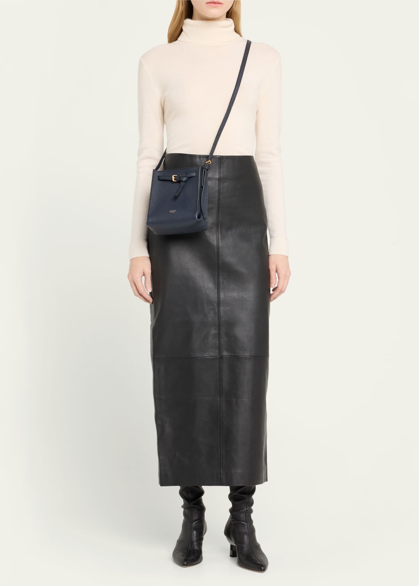 Oroton Margot Leather Bucket Crossbody Bag - Bergdorf Goodman